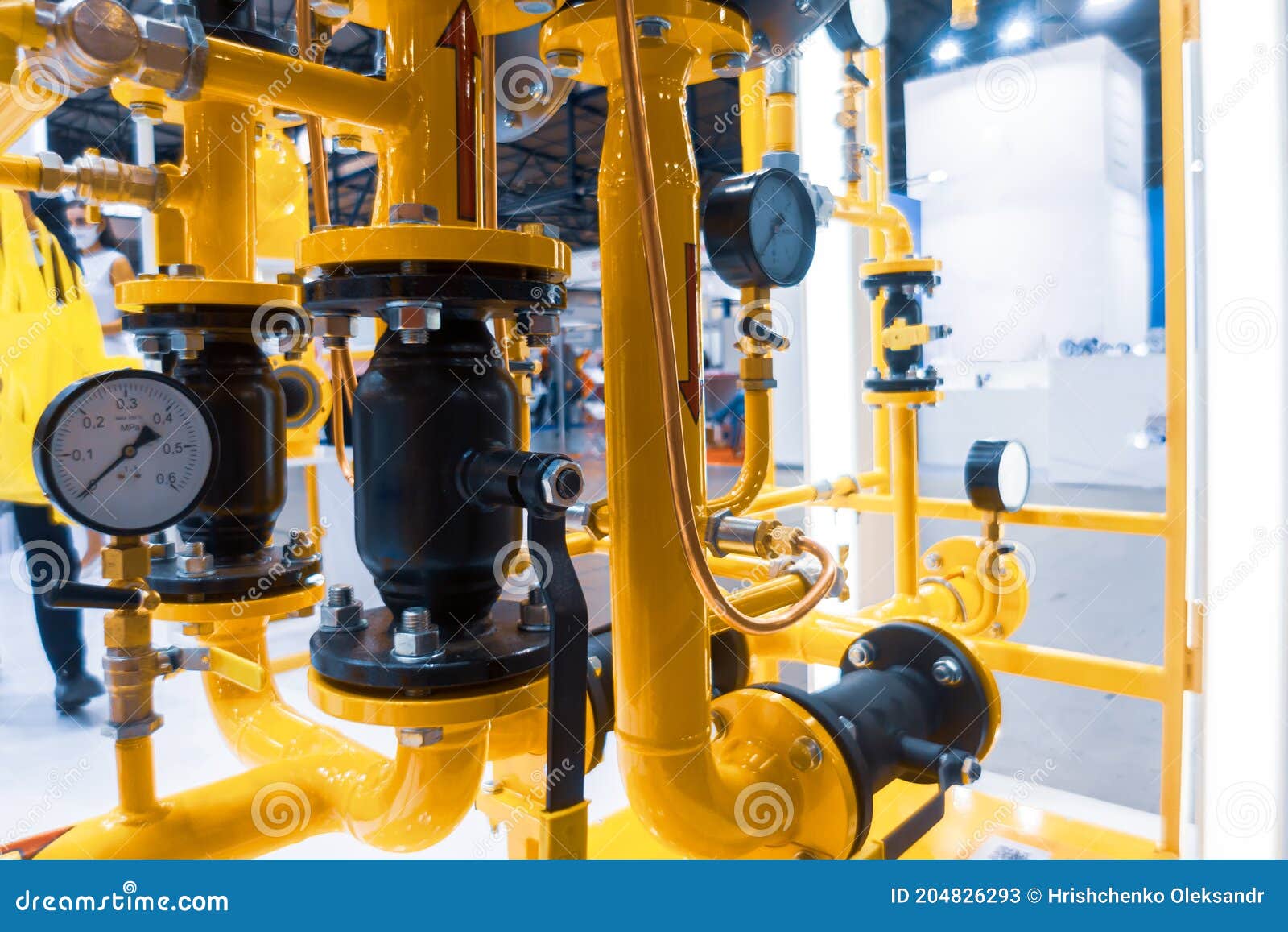 Gas Control Point. Device for Maintaining Gas Pressure and Automatic ...