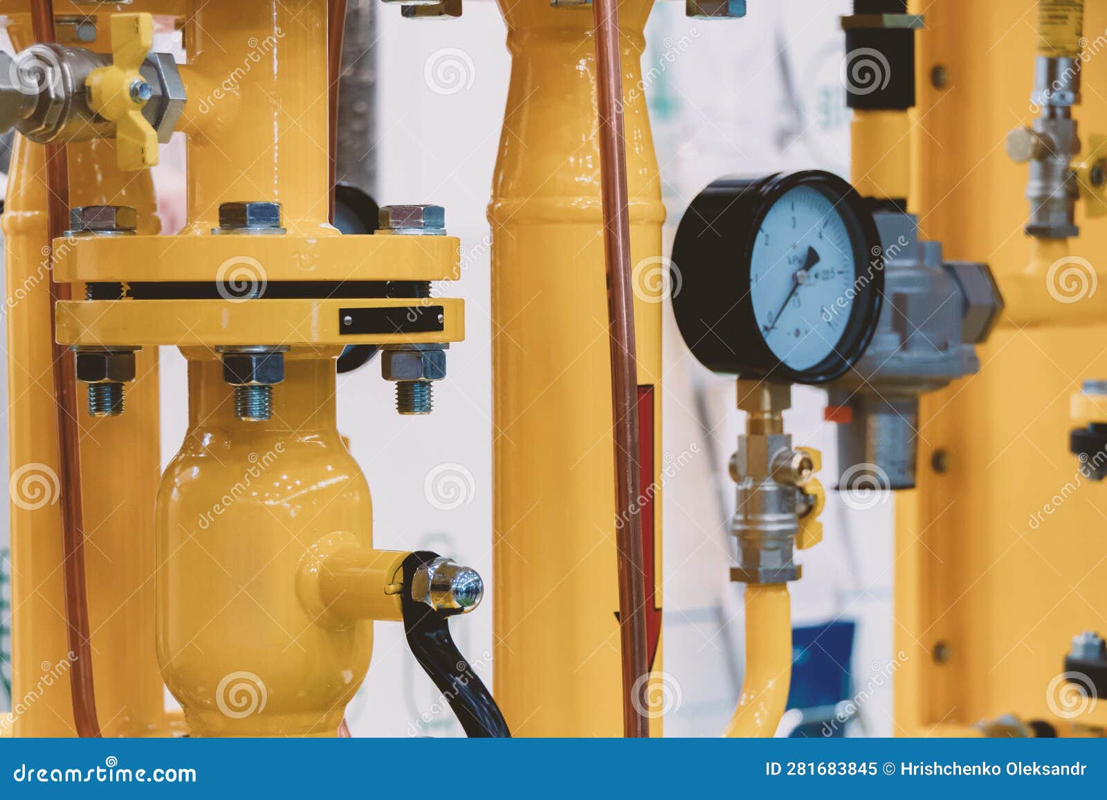 Gas Control Station for Reducing Gas Pressure and Counting the Amount ...