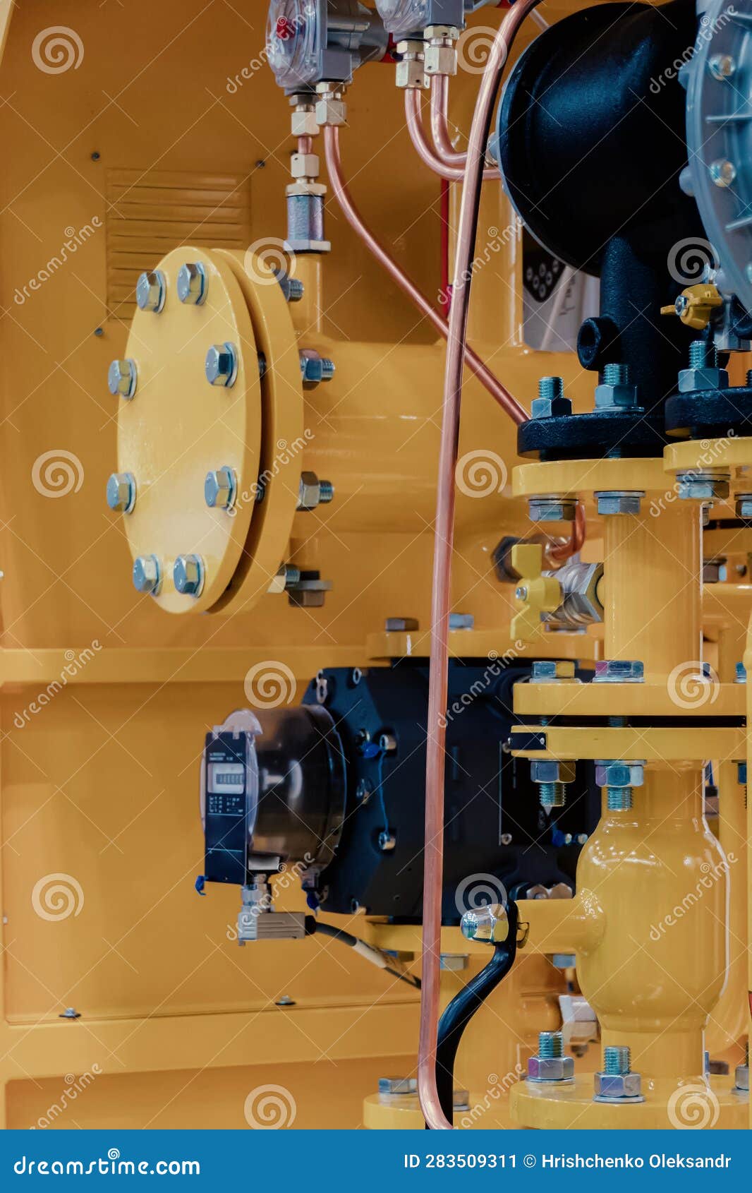 Gas Control Station for Reducing Gas Pressure and Counting the Amount ...
