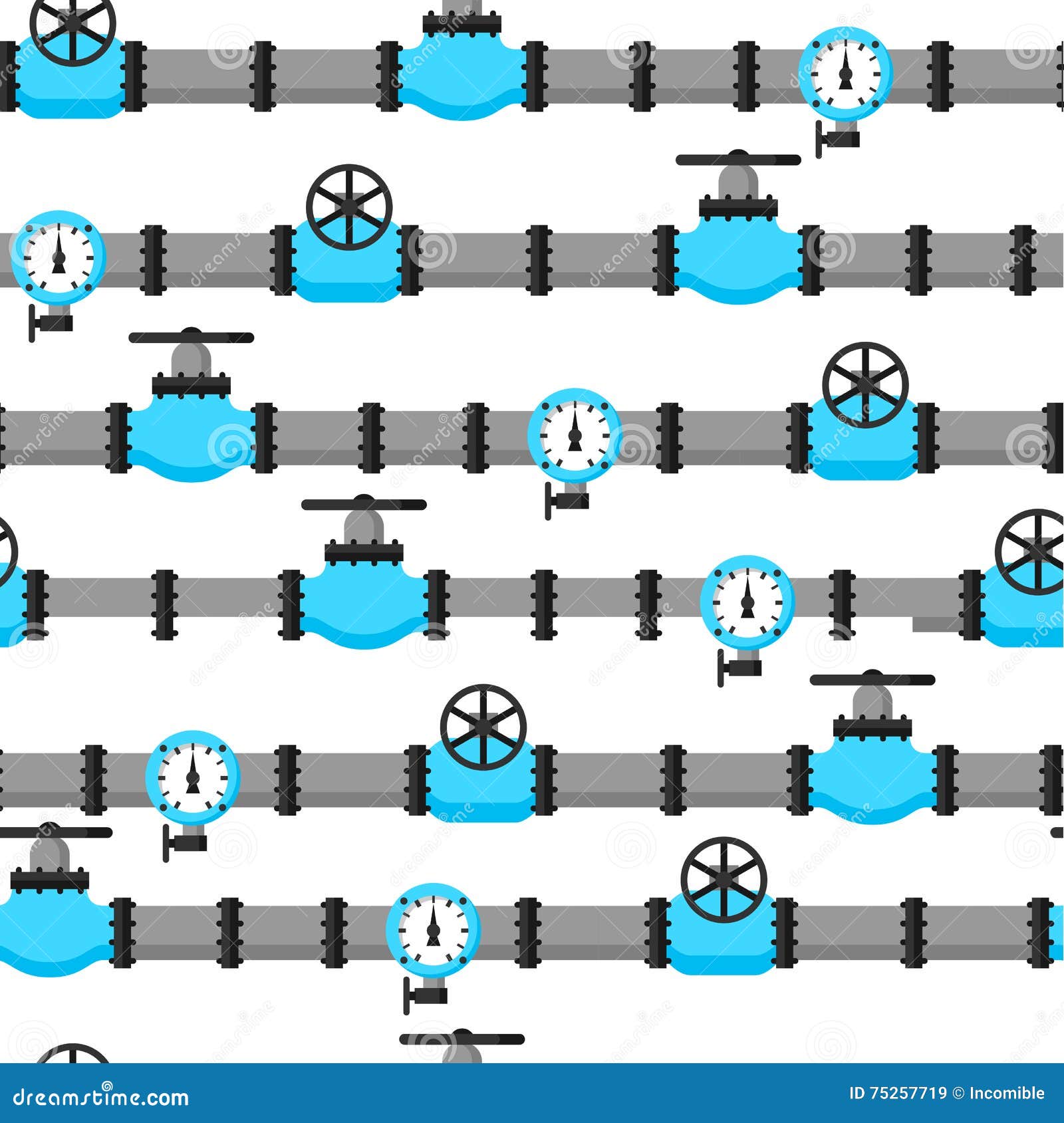 Control Valve With Bypass Drawings Cartoon Vector | CartoonDealer.com ...