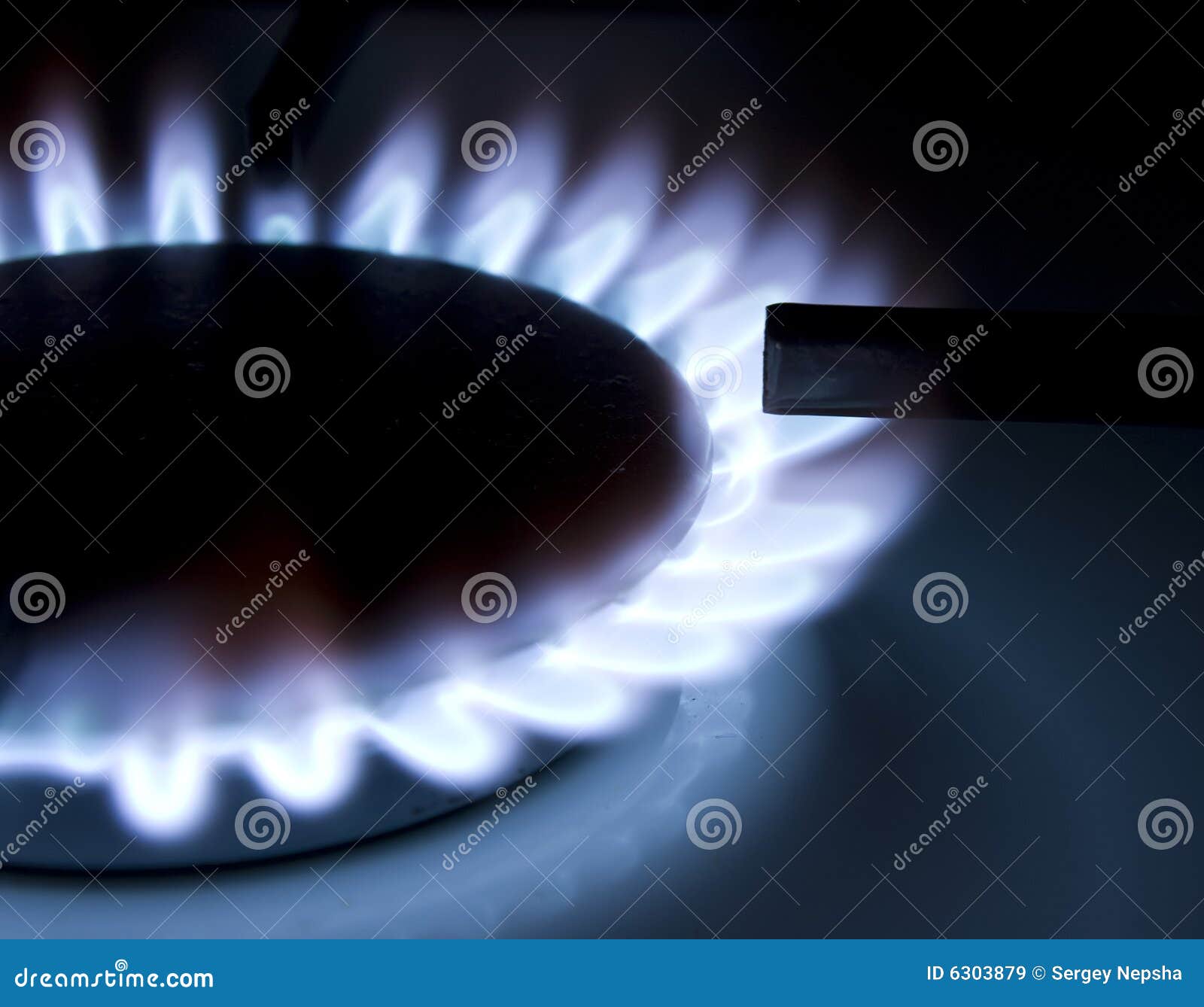 Gas coocker stock image. Image of danger, burner, hearth - 6303879