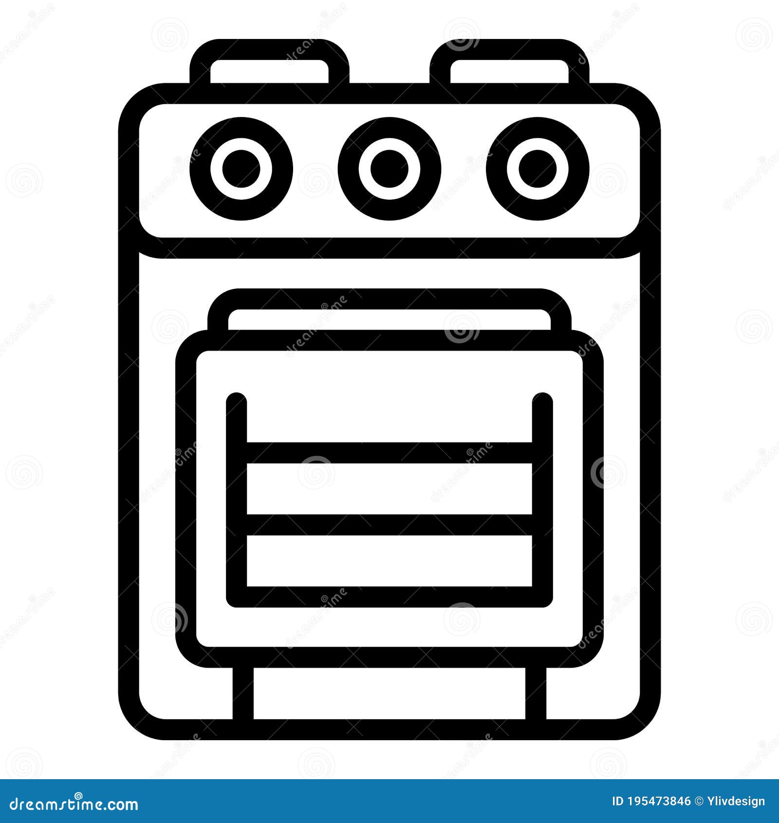 Cooker Icon In Different Variants Cartoon Vector | CartoonDealer.com ...