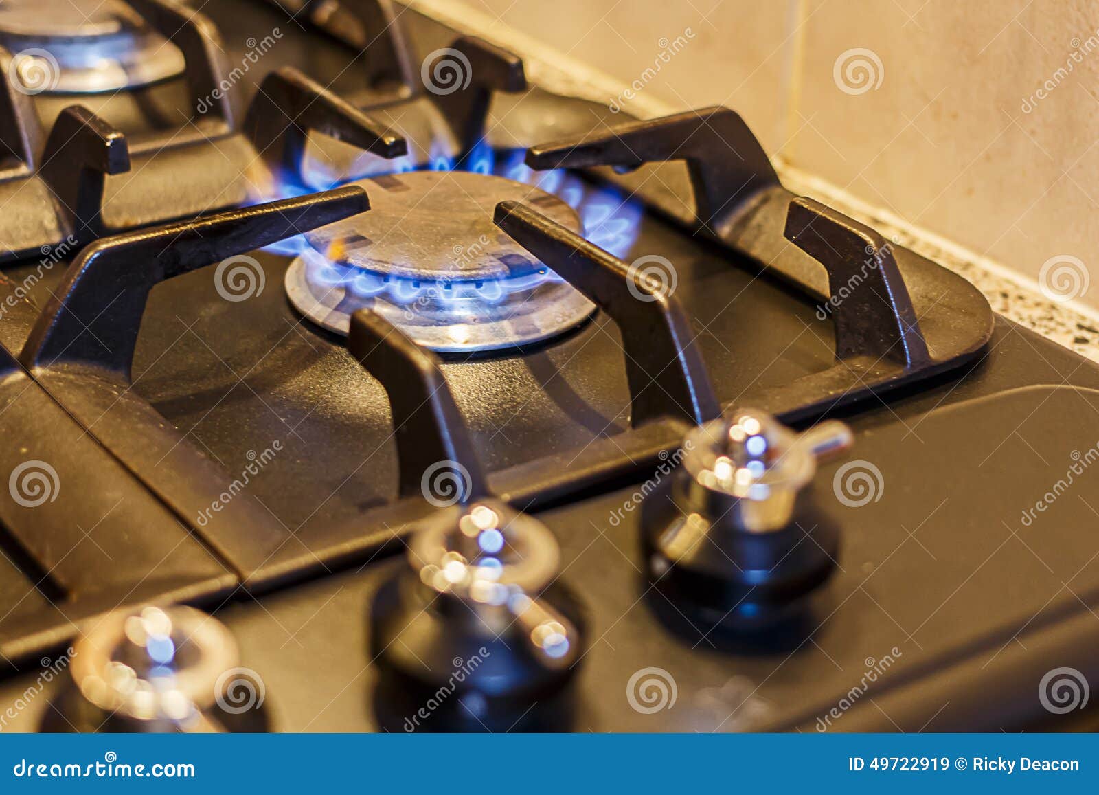 Gas Cooker stock image. Image of naked, appliance, danger - 49722919