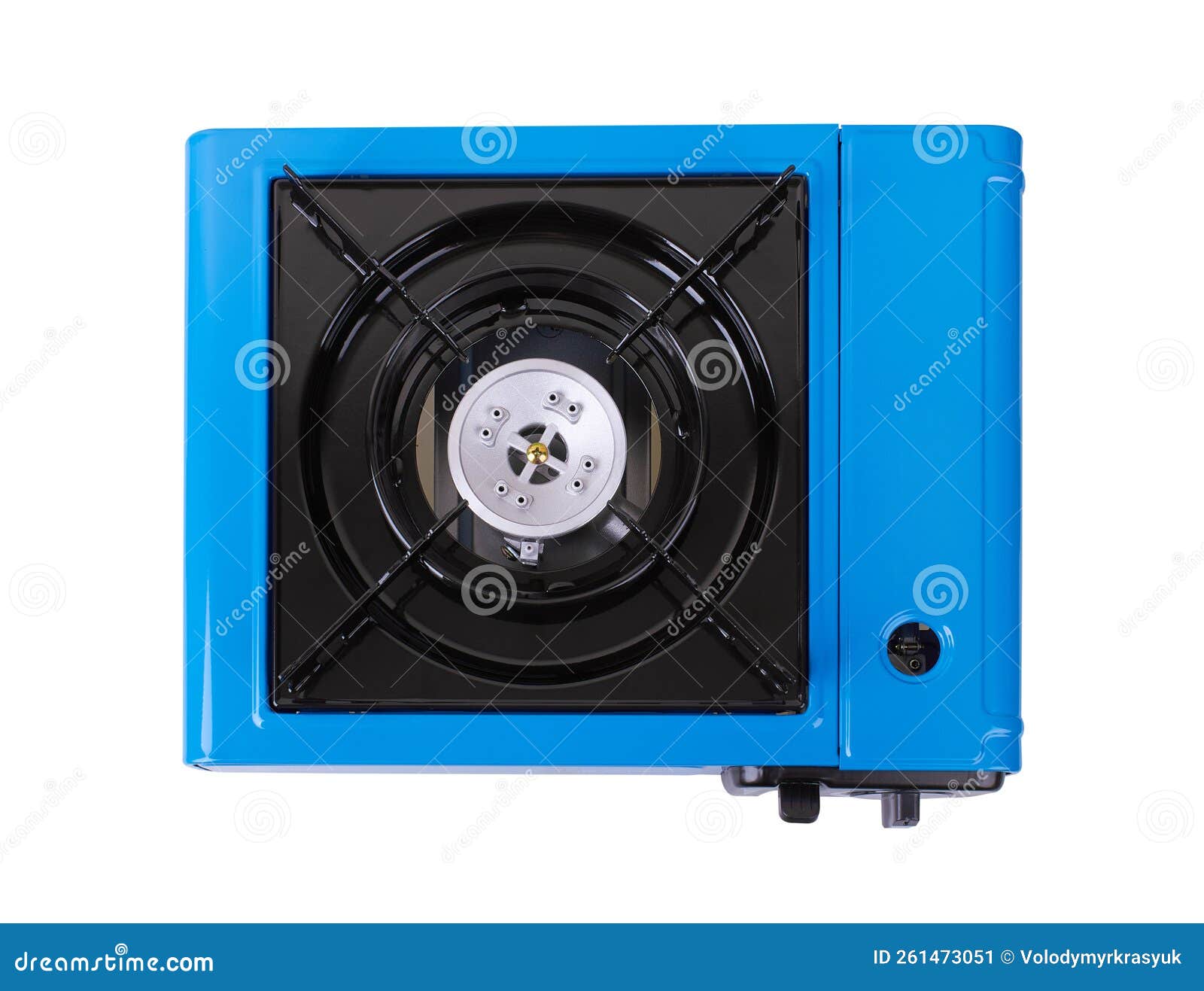 Gas Cooker on White Background Stock Image - Image of burner ...