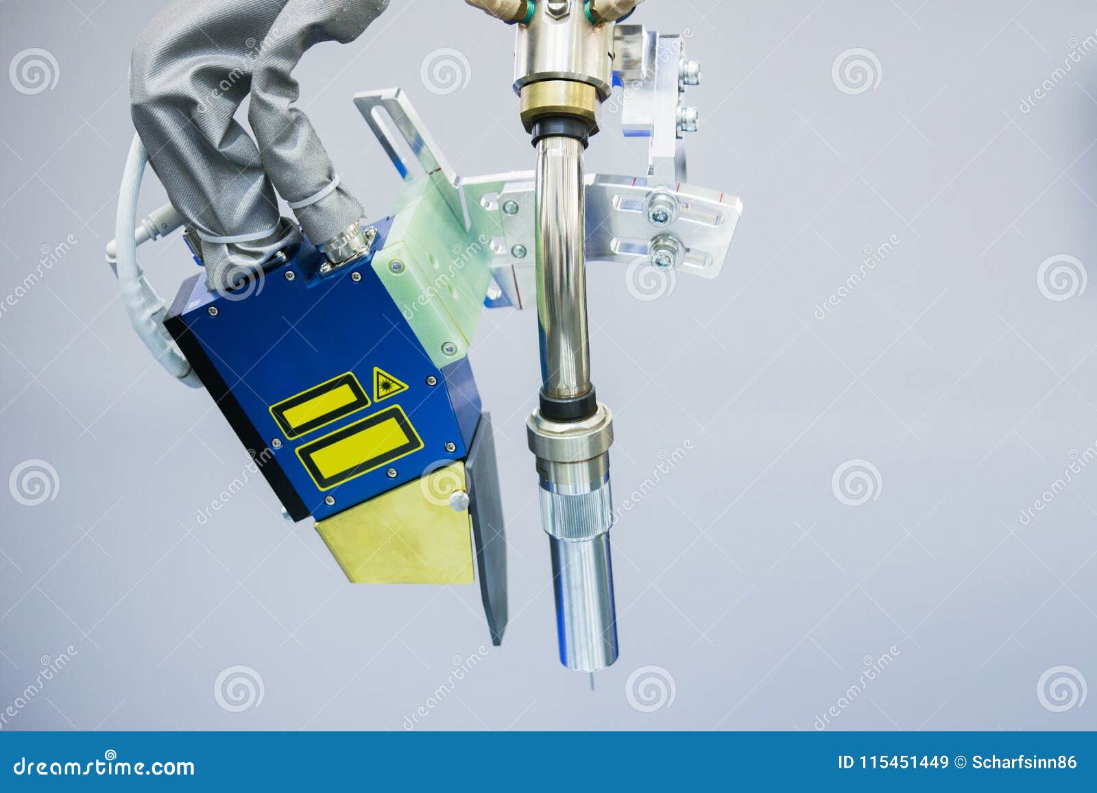 Gas Cutter on the Robot Arm. Stock Image - Image of machine, tool ...