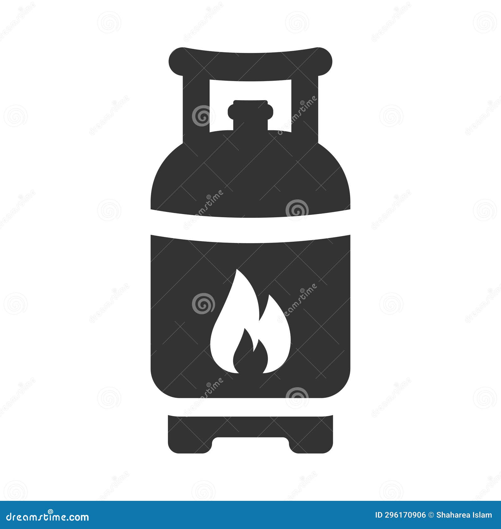 Gas cylinder Icon stock vector. Illustration of kitchen - 296170906