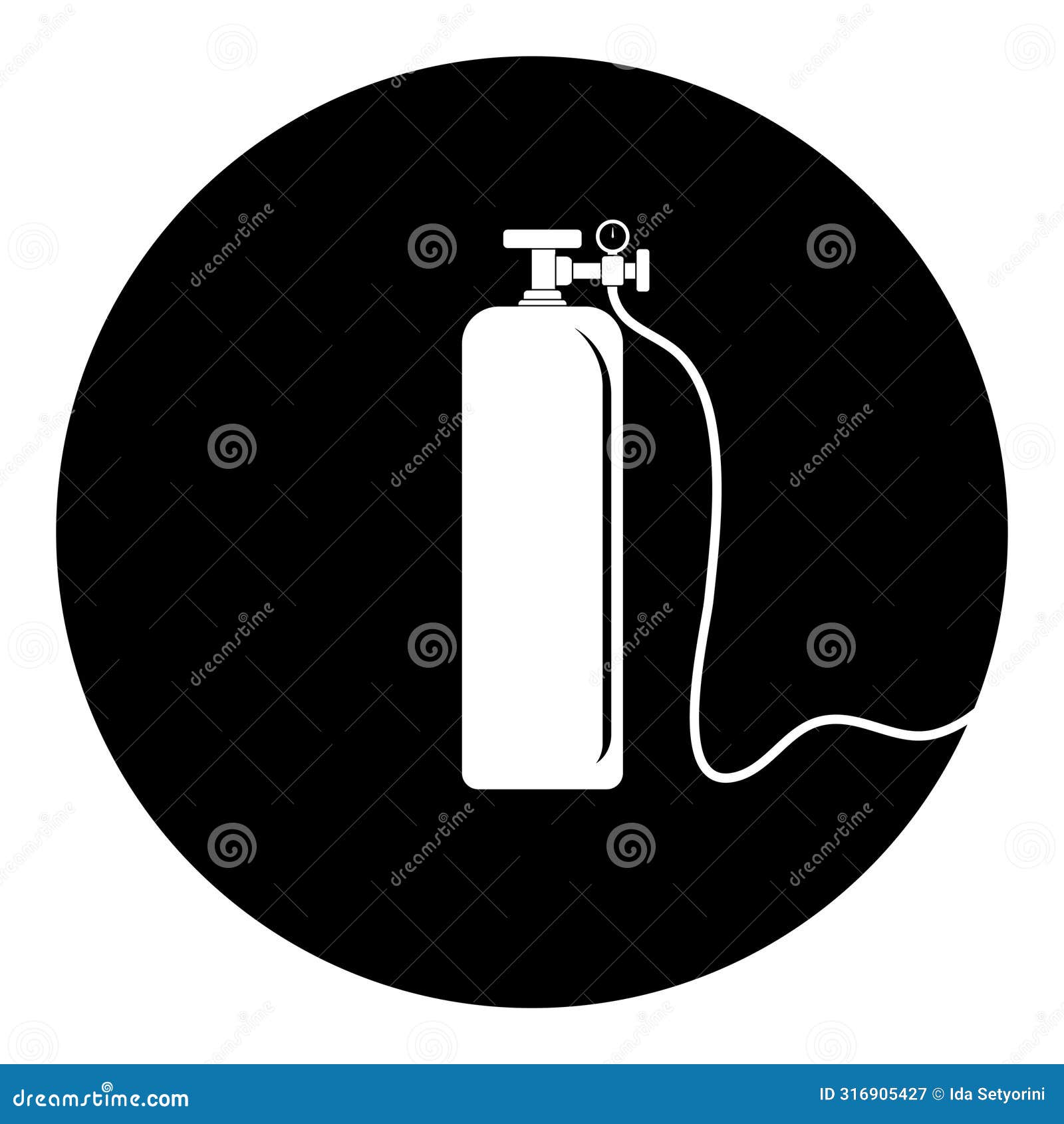 Gas cylinder logo vector stock illustration. Illustration of logo ...