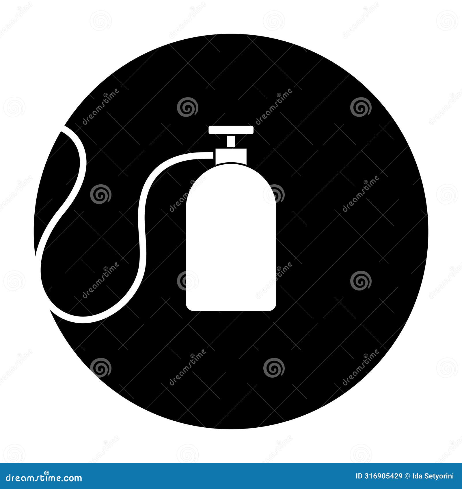 Gas cylinder logo vector stock illustration. Illustration of logo ...