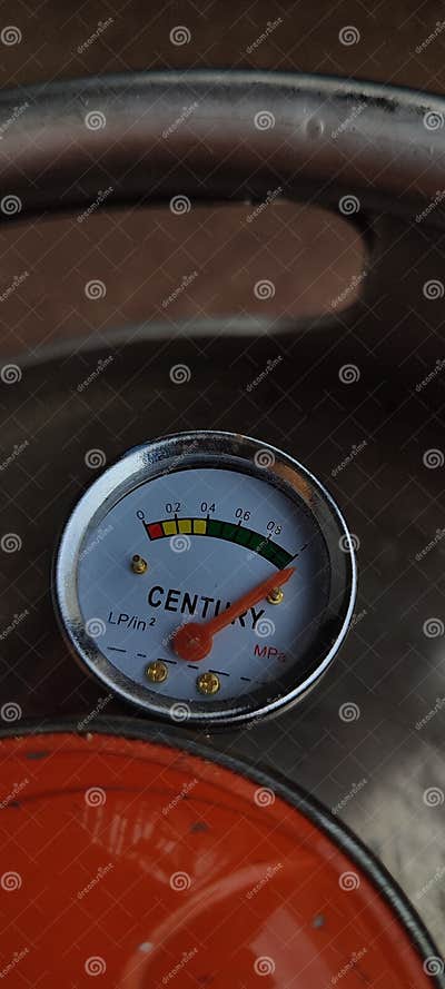 Gas cylinder meter stock photo. Image of meter, pressure - 244865168