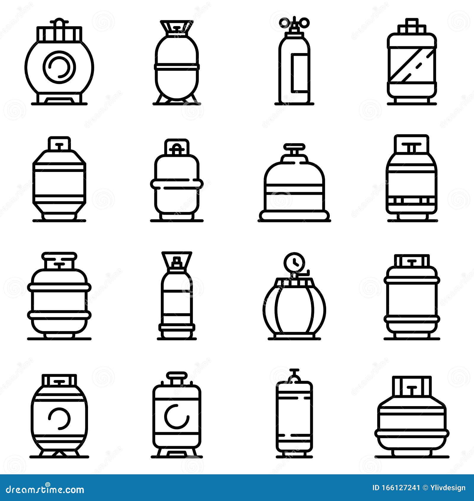 Shale Gas Rig, Linear Style Sign For Mobile Concept And Web Design ...