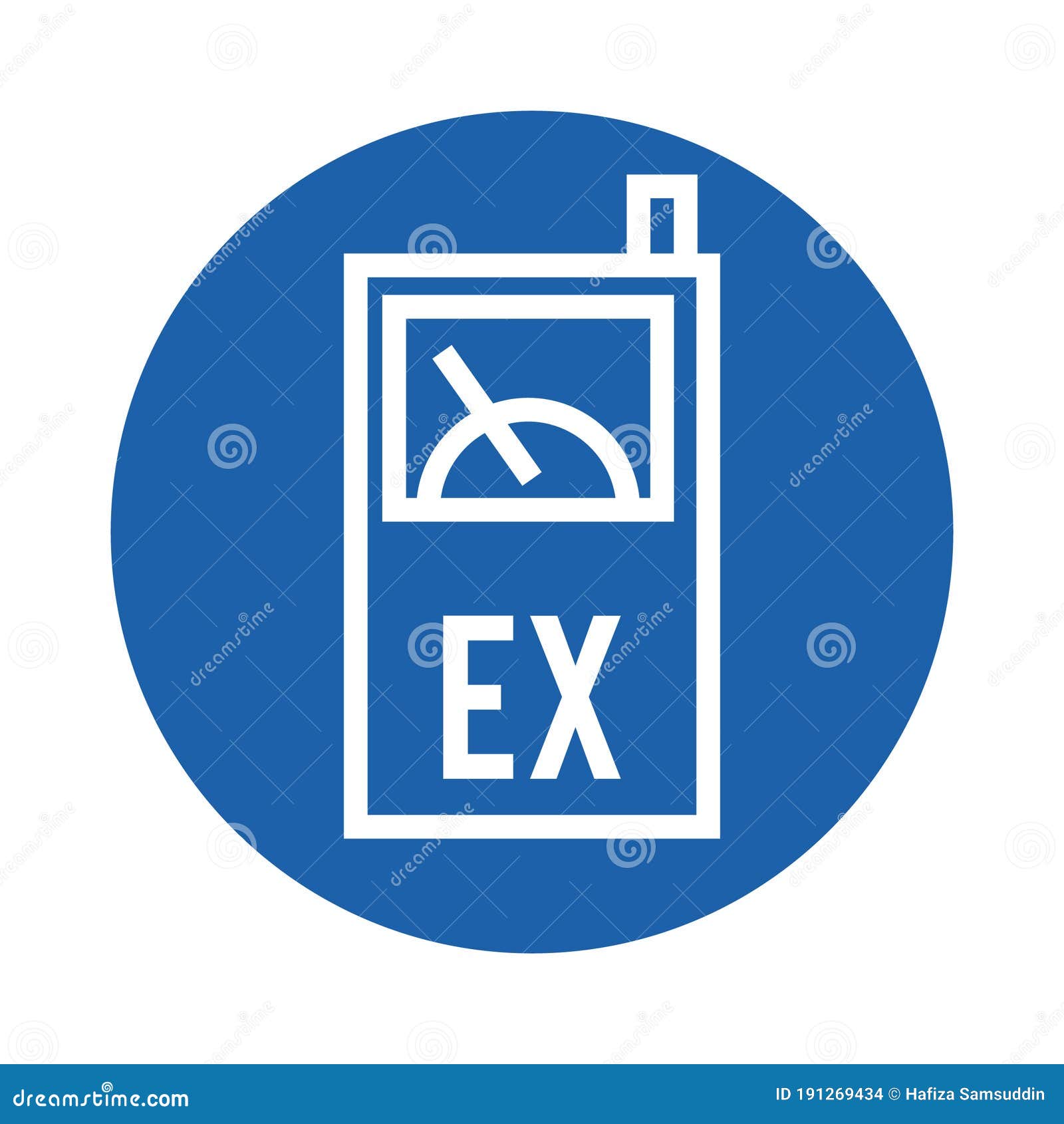 Gas Detector. Vector Illustration Decorative Design Stock Vector ...