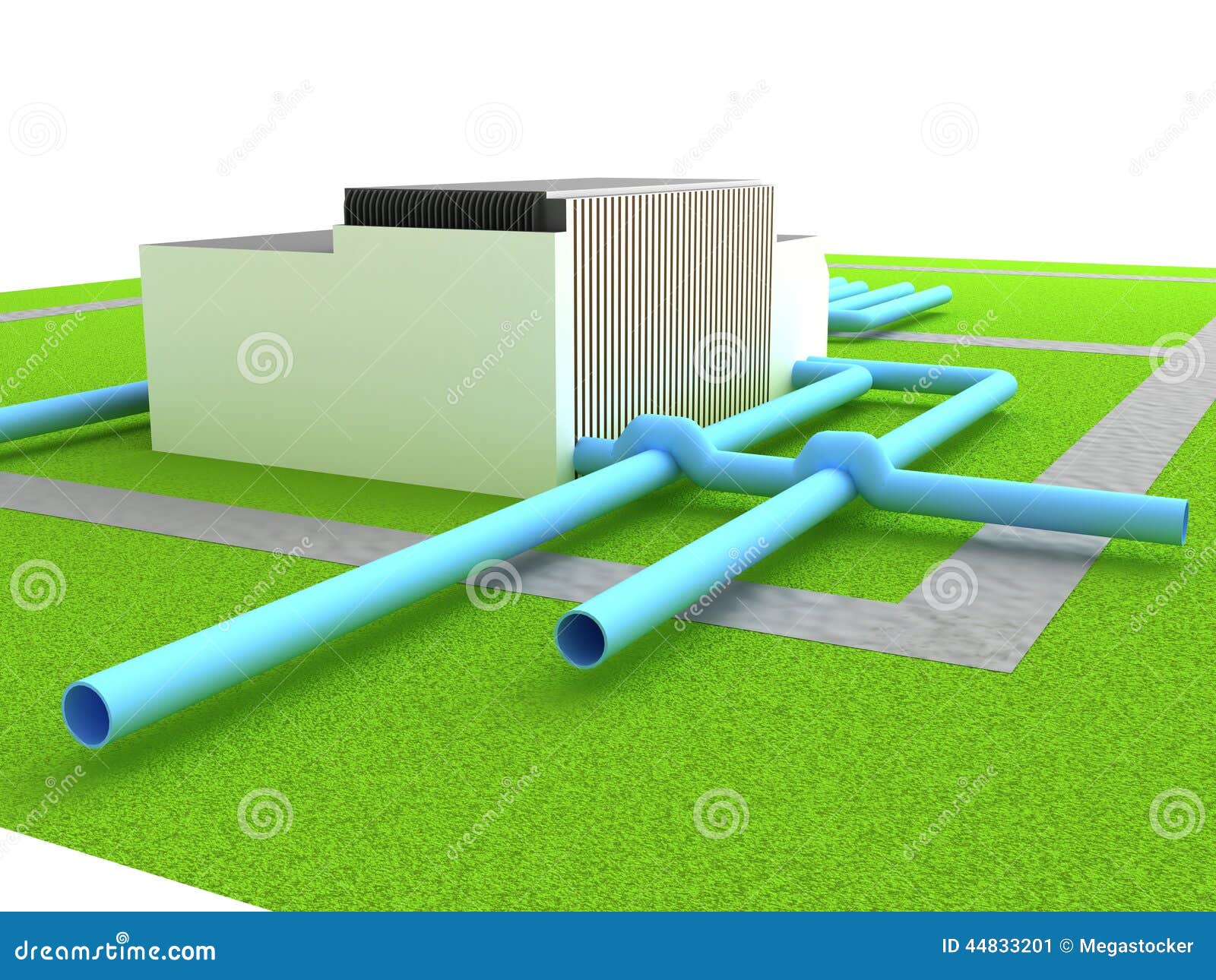 Gas distribution station stock illustration. Illustration of chemical ...