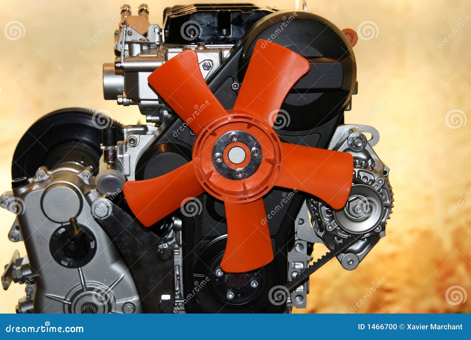 Gas engine fan stock photo. Image of iron, mechanic, lubrication - 1466700