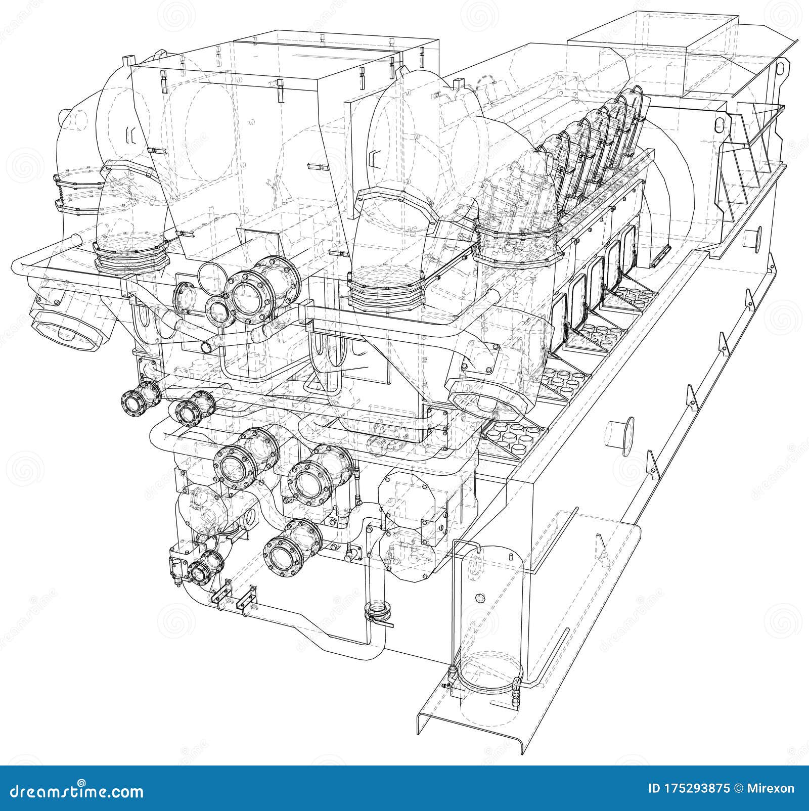 Gas-engine. Gas Engine Is An Internal Combustion Engine Which Runs On A ...