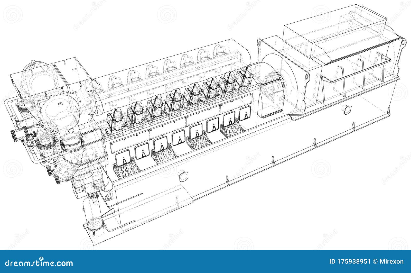 Gas-engine. Gas Engine Is An Internal Combustion Engine Which Runs On A ...