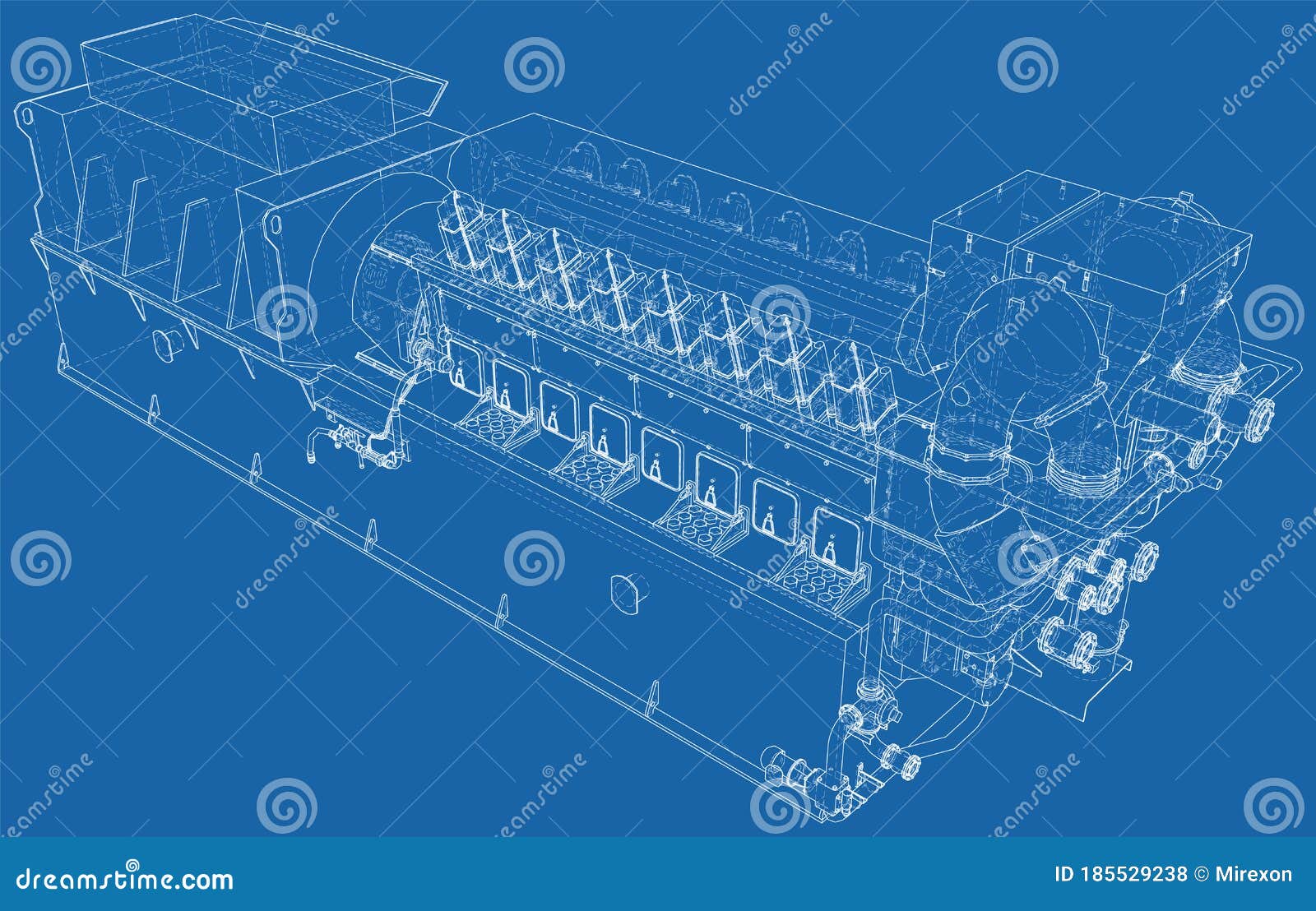 Gas-engine. Gas Engine Is An Internal Combustion Engine Which Runs On A ...