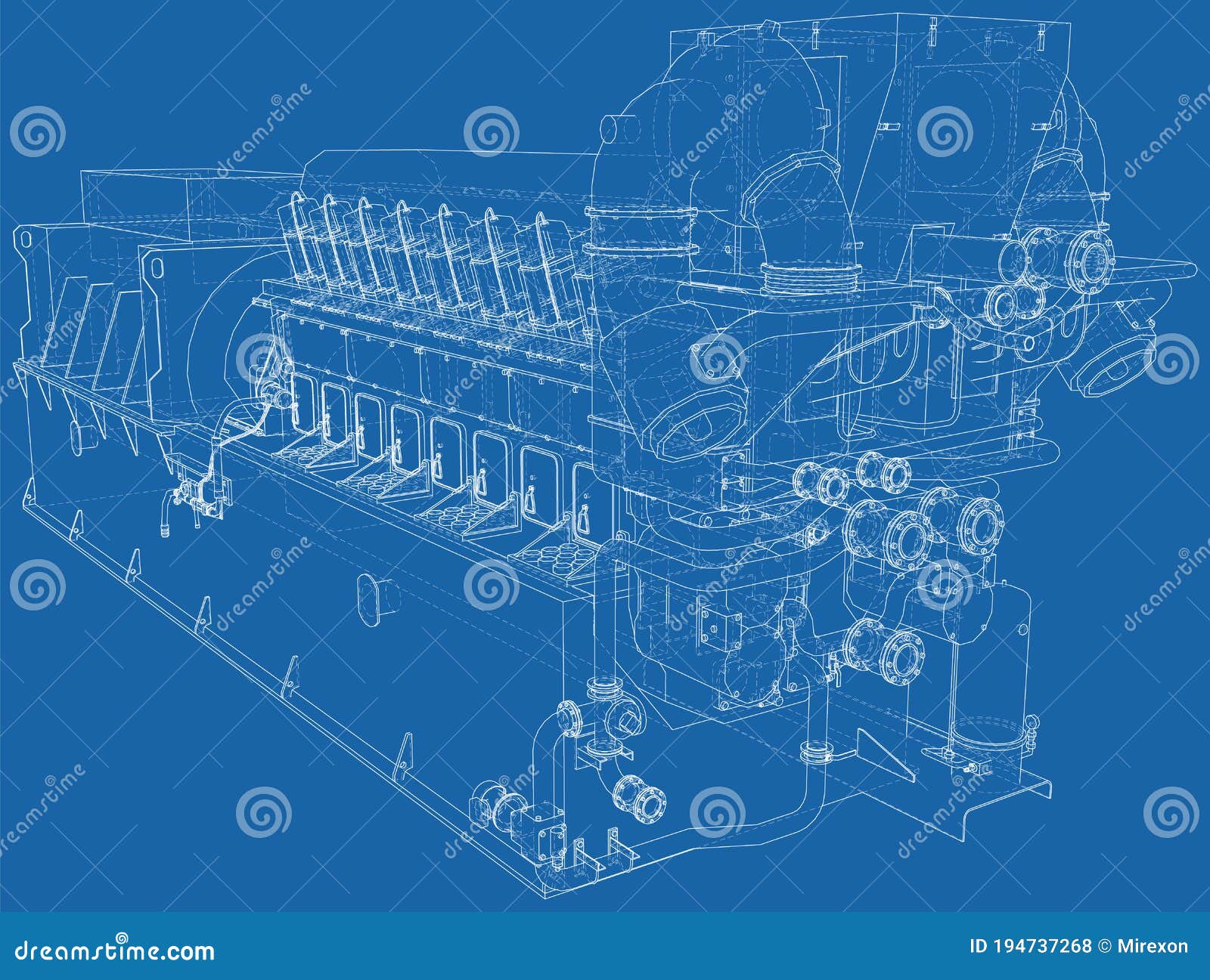Gas-engine. Gas Engine is an Internal Combustion Engine Which Runs on a ...