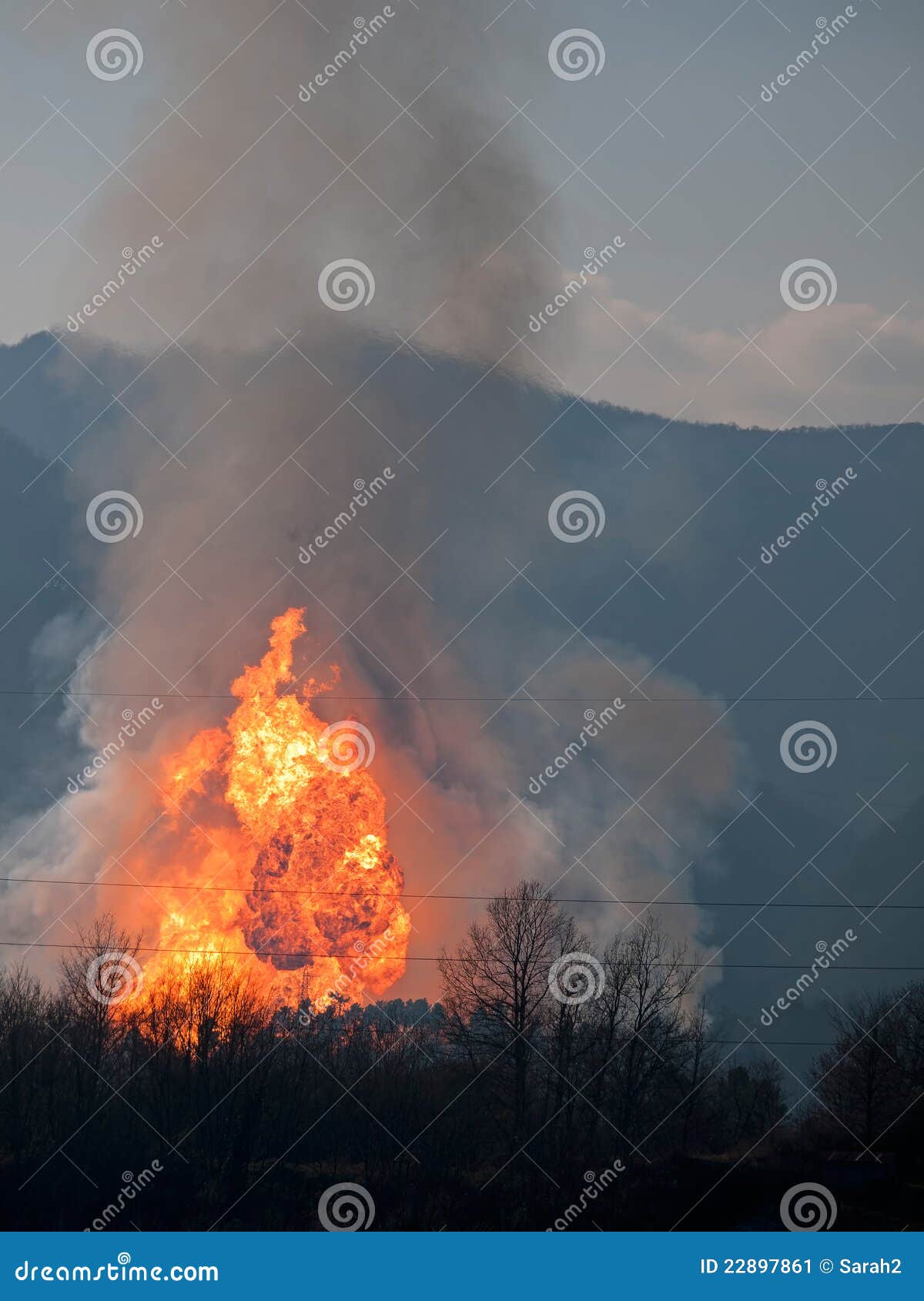 Gas Explosion in Tuscany, Italy - Several Injured Editorial Photo ...