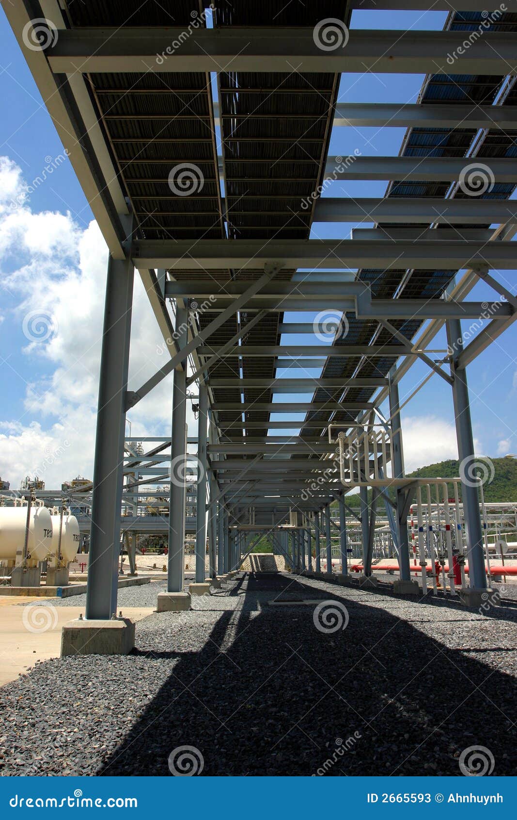 Gas factory stock image. Image of manufacturing, gases - 2665593