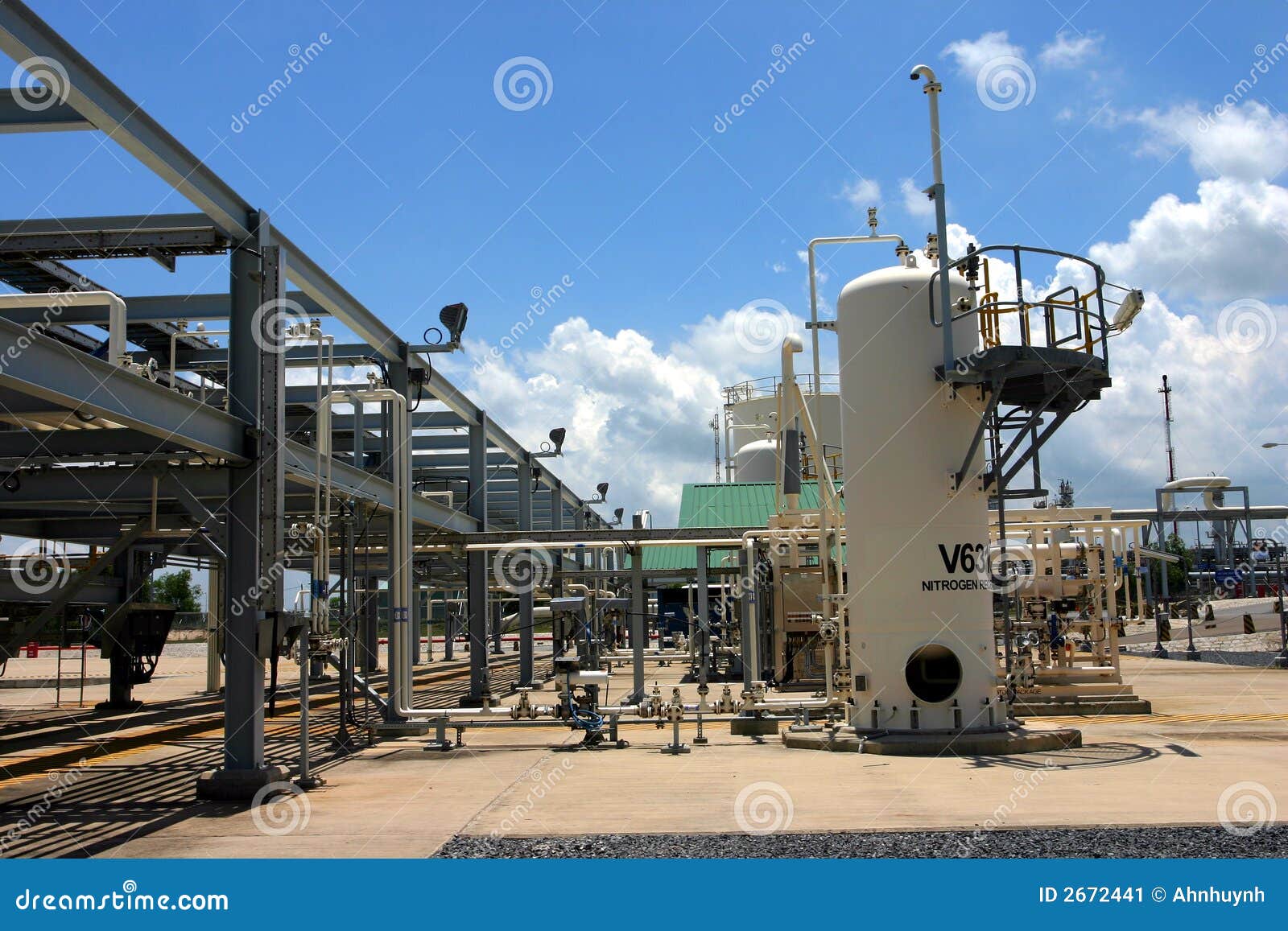 Gas factory stock image. Image of stack, power, chemistry - 2672441
