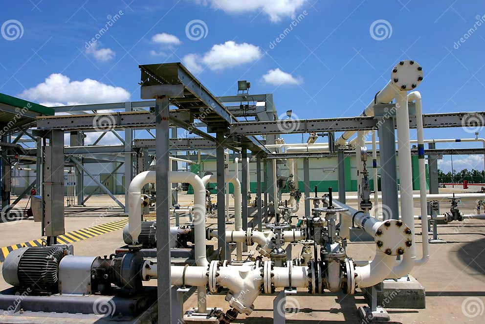 Gas factory stock image. Image of factory, pipes, atmosphere - 2676103