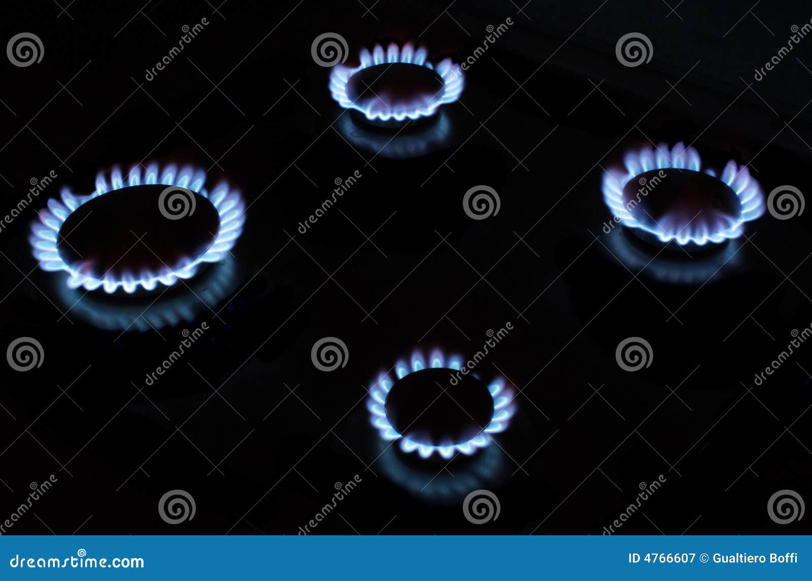 Gas fire stock image. Image of range, energy, appliances - 4766607