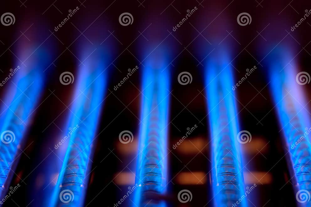 Gas flame stock photo. Image of combustion, boiler, natural - 17355584