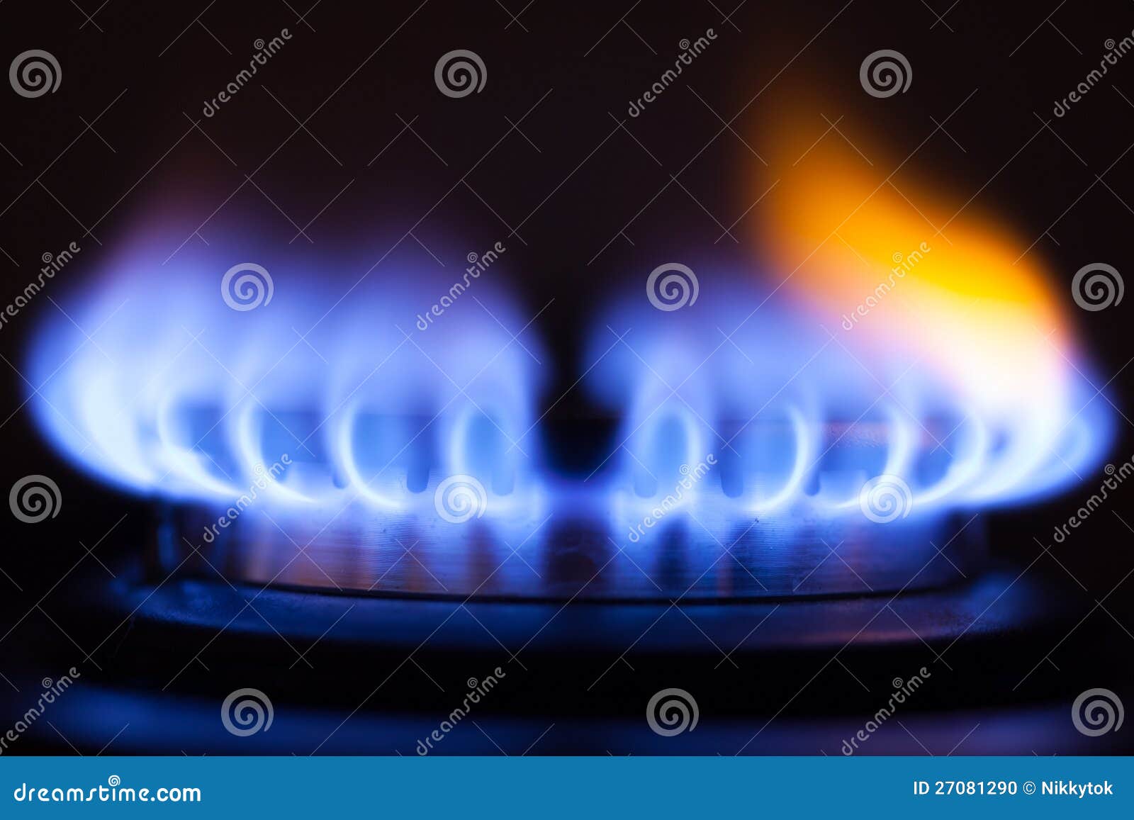 Gas flame stock photo. Image of oven, macro, fire, fossil - 27081290