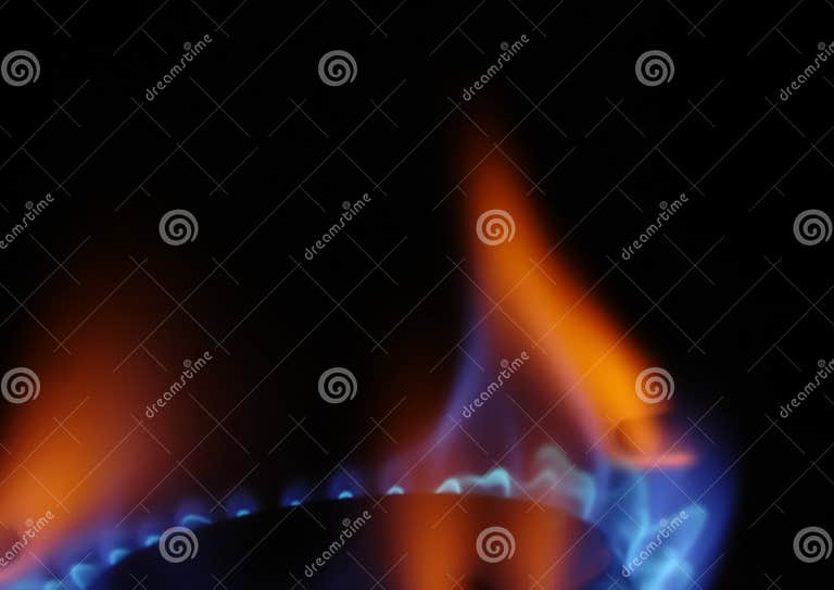 Gas flame 3 stock image. Image of stove, glow, close, blue - 655529