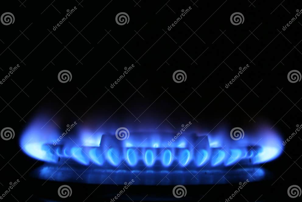 Gas flame stock photo. Image of glow, fuel, circle, burner - 496680