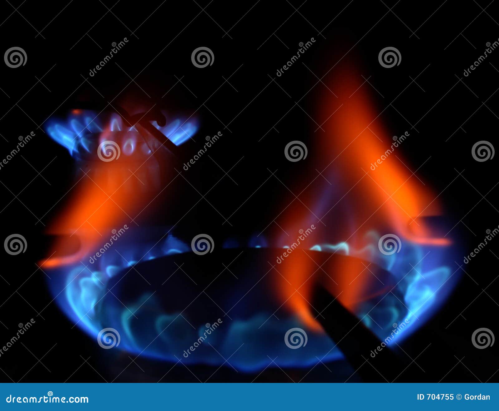 Gas flame stock image. Image of flame, fire, stove, color - 704755