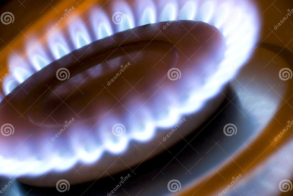 Gas flame stock photo. Image of ring, burner, flame, cook - 8464650