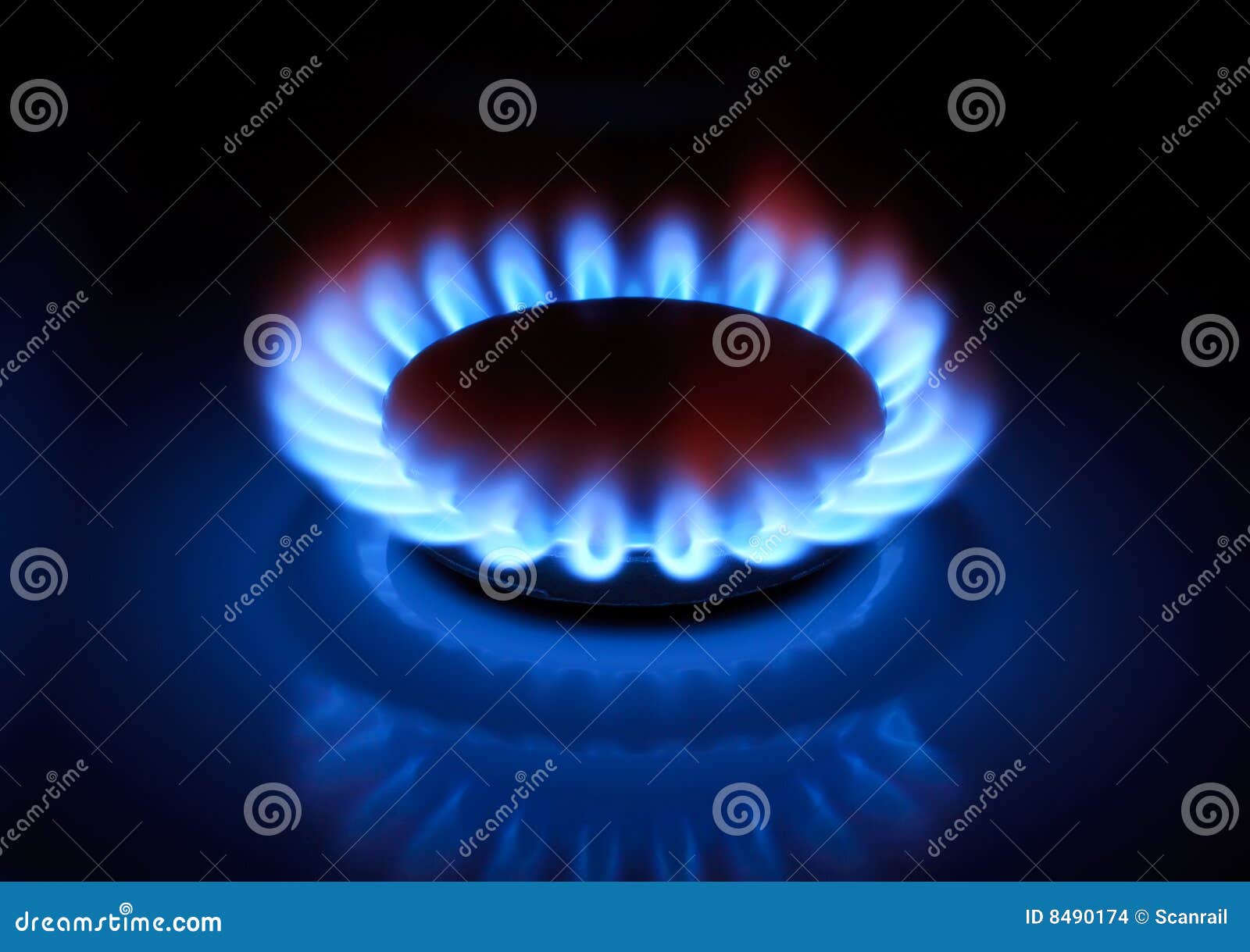Gas flame stock photo. Image of cook, blue, hearth, heating - 8490174