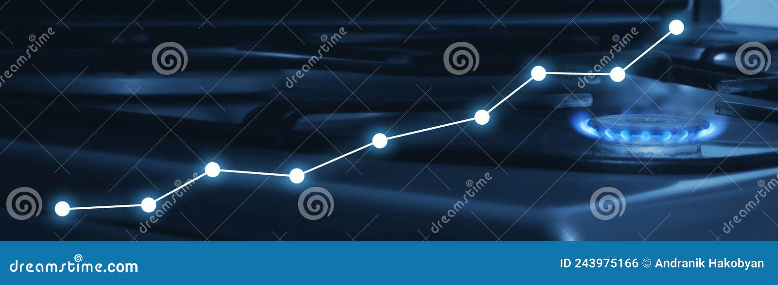 Gas Flame and Growth Graph. Gas Prices Stock Photo - Image of fossil ...