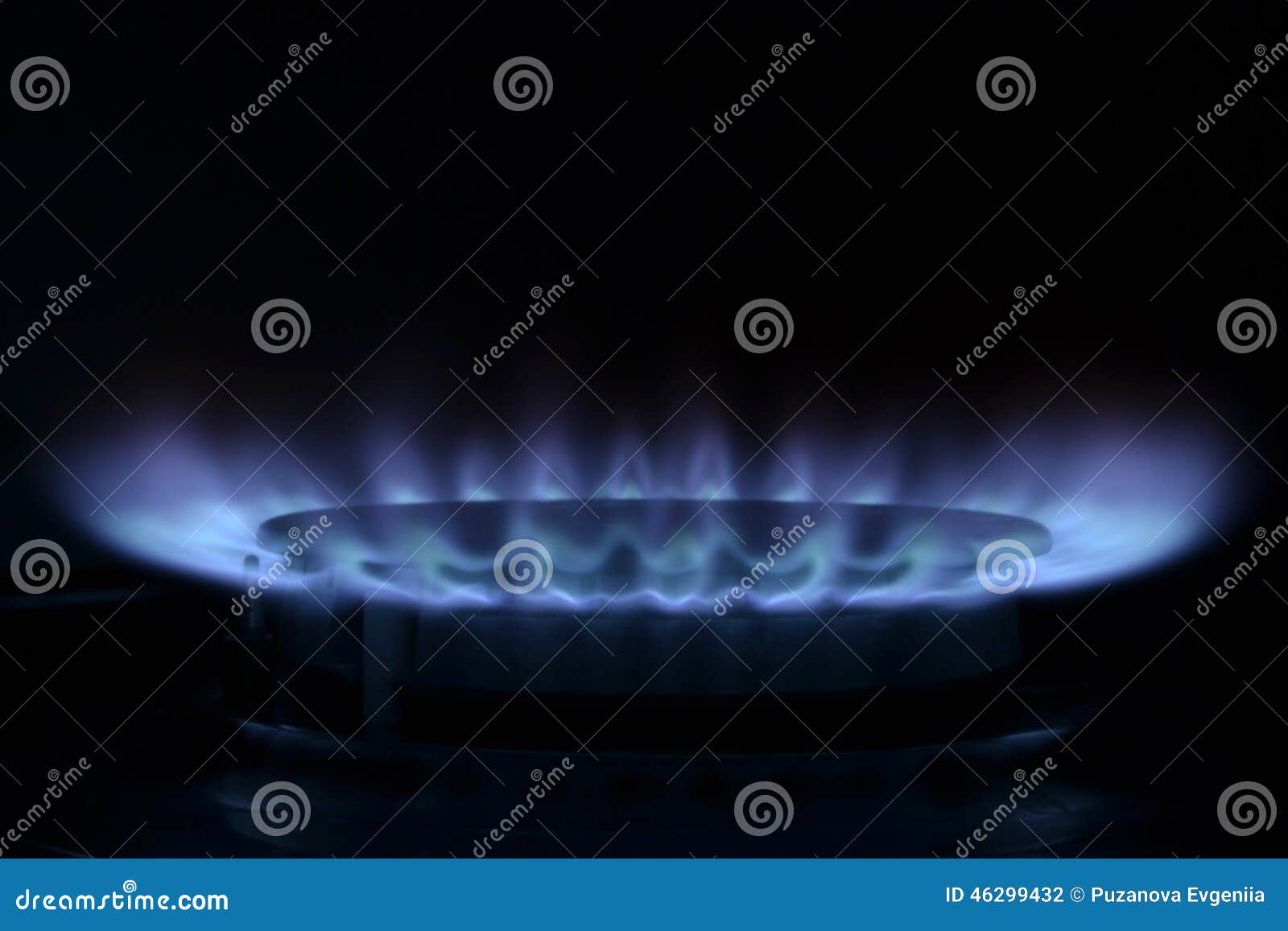 Gas flame stock photo. Image of gasification, source - 46299432