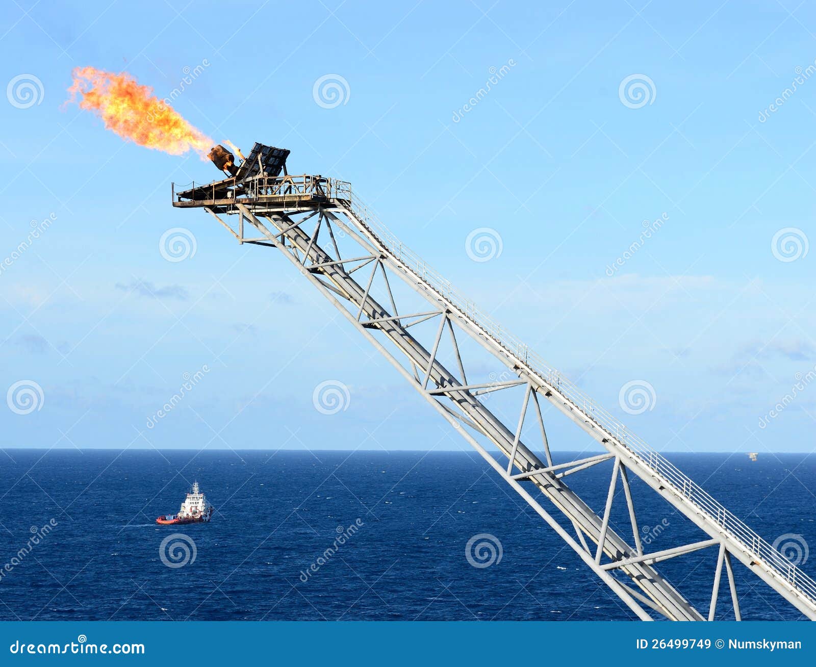 The gas flare stock image. Image of explode, flame, pipe - 26499749