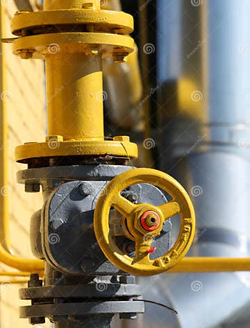 Gas gate stock photo. Image of industrial, pipeline, turn - 10403350