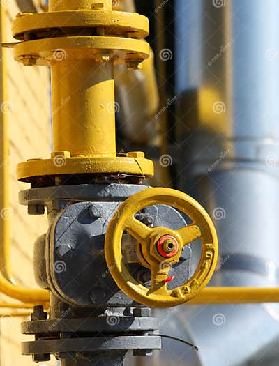 Gas gate stock photo. Image of industrial, pipeline, turn - 10403350