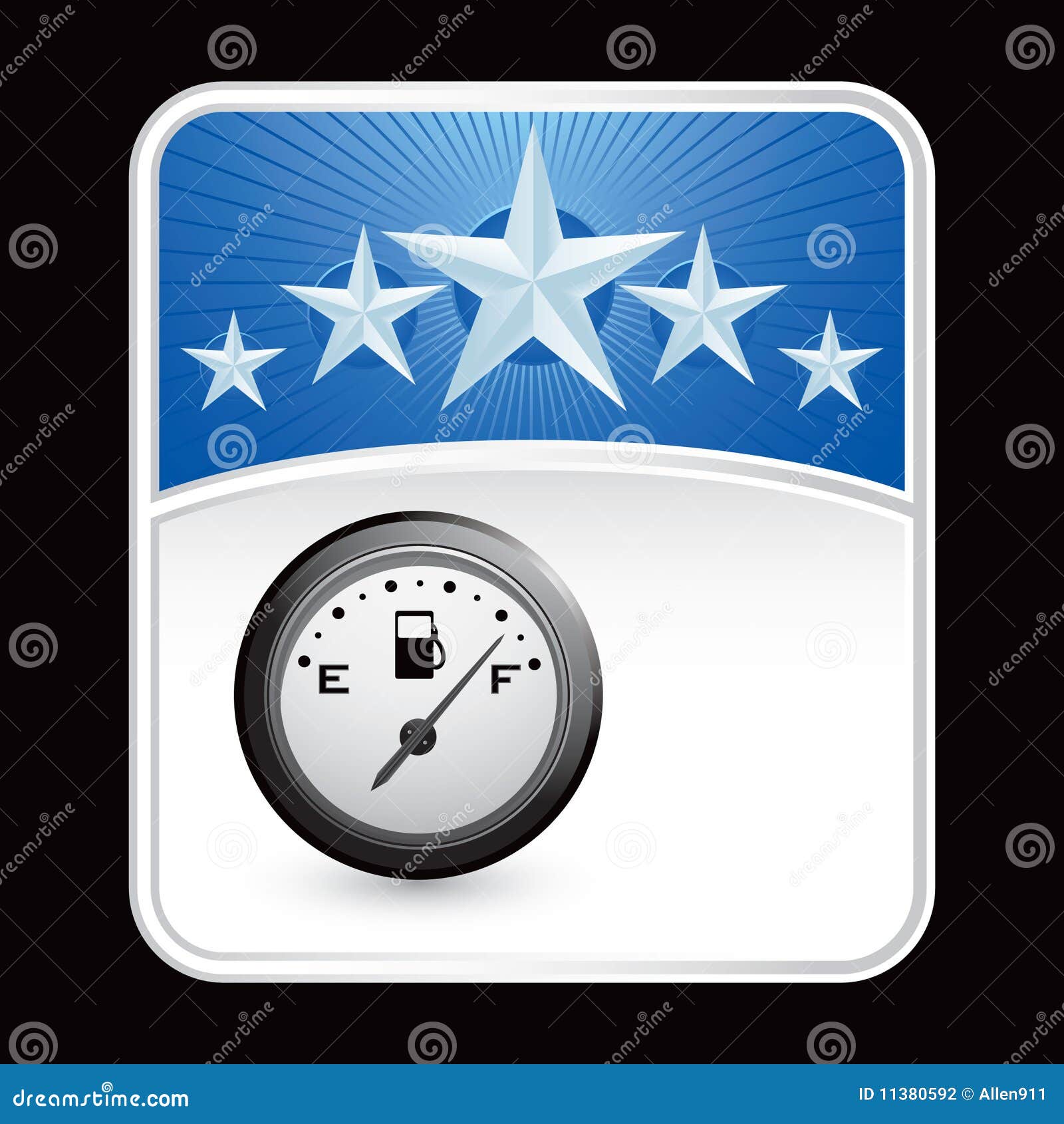 Gas Gauge Blue Star Background Stock Illustrations – 2 Gas Gauge Blue ...