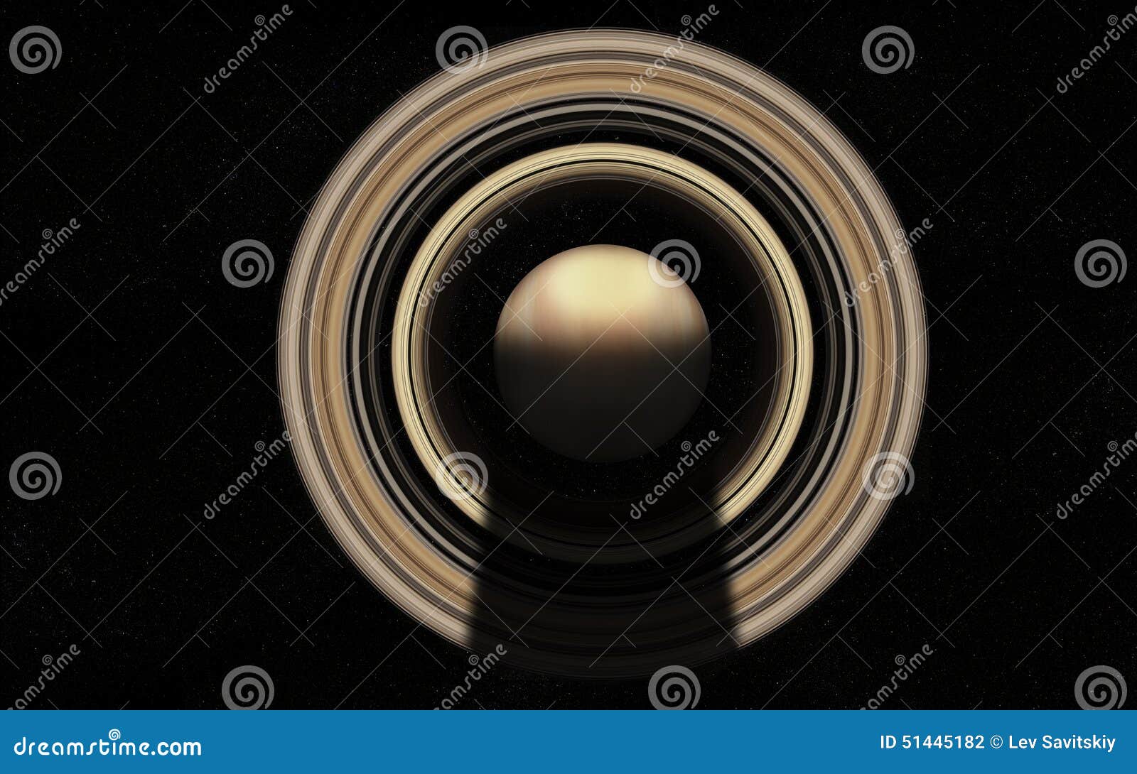 Gas giant view stock illustration. Illustration of ring - 51445182