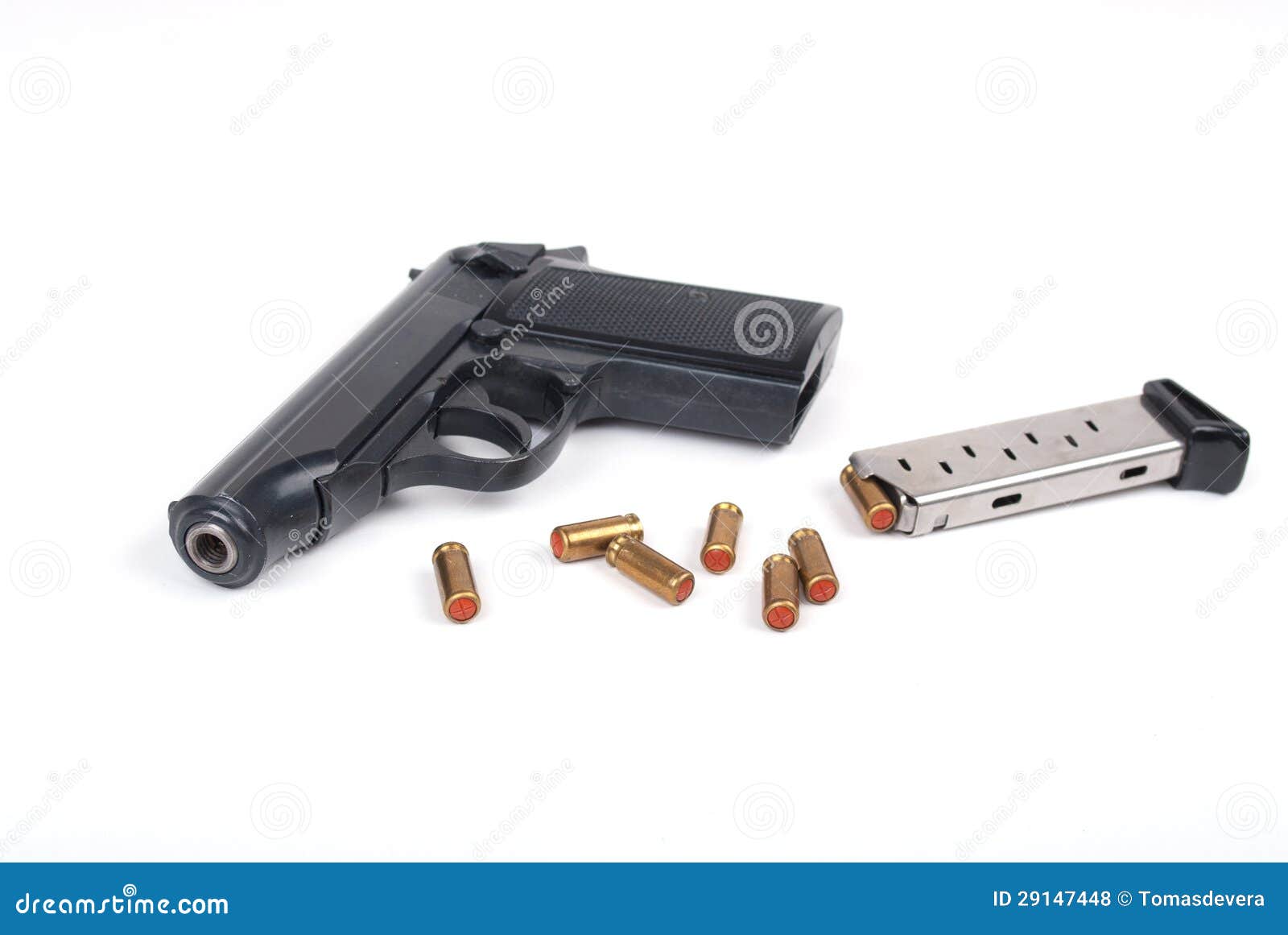 Gas gun stock photo. Image of defence, blank, cartridge - 29147448