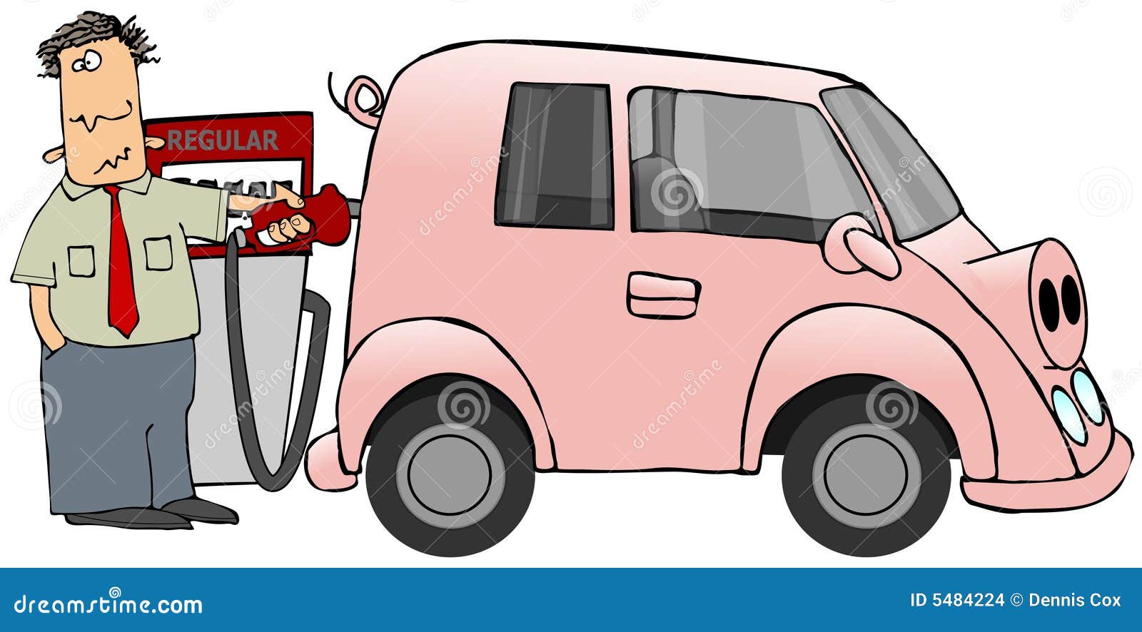 Gas Guzzler stock illustration. Illustration of drain - 5484224