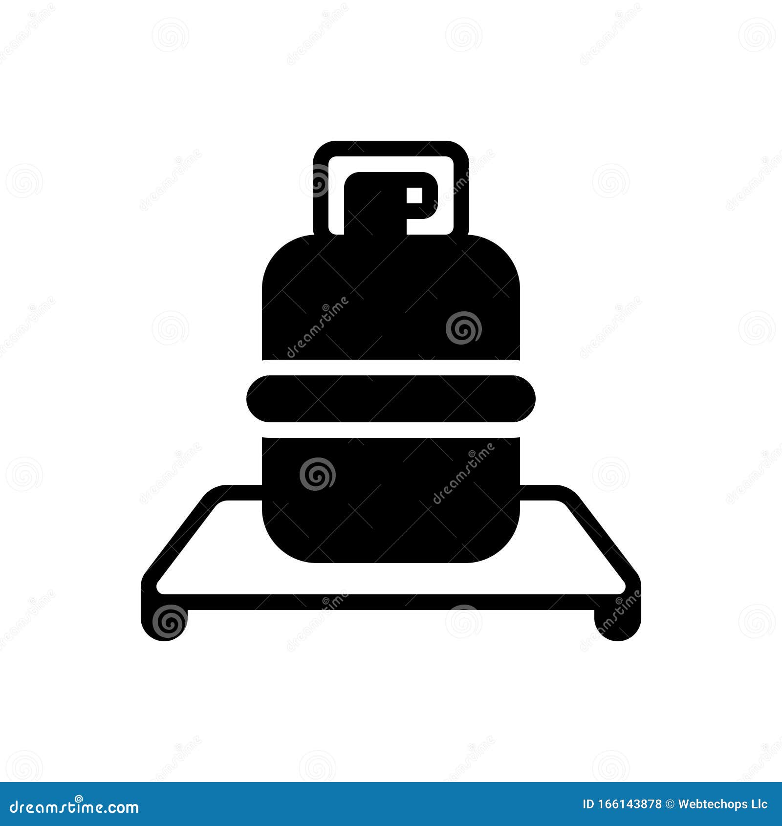 Black Solid Icon for Gas, Fuel and Liquid Stock Vector - Illustration ...