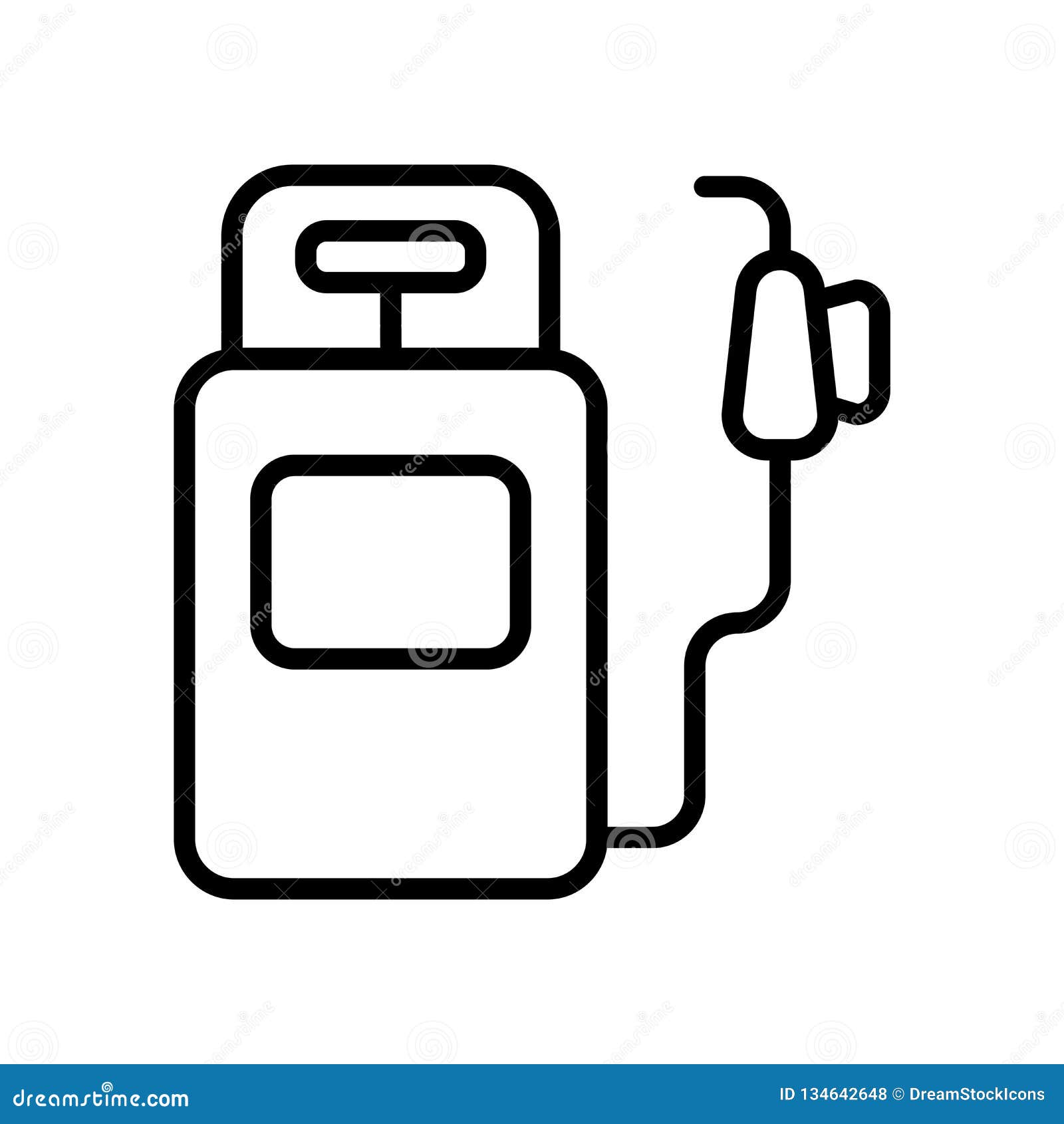 Gas Icon Vector Isolated on White Background, Gas Sign , Line or Linear ...