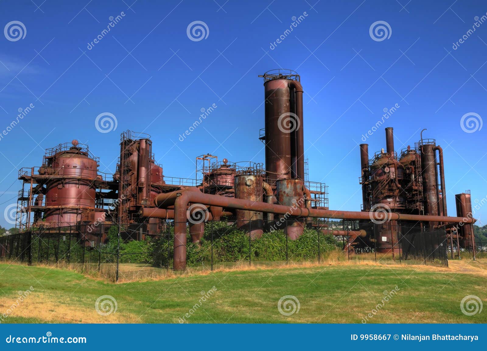 Gas industry stock image. Image of gasworks, distillery - 9958667