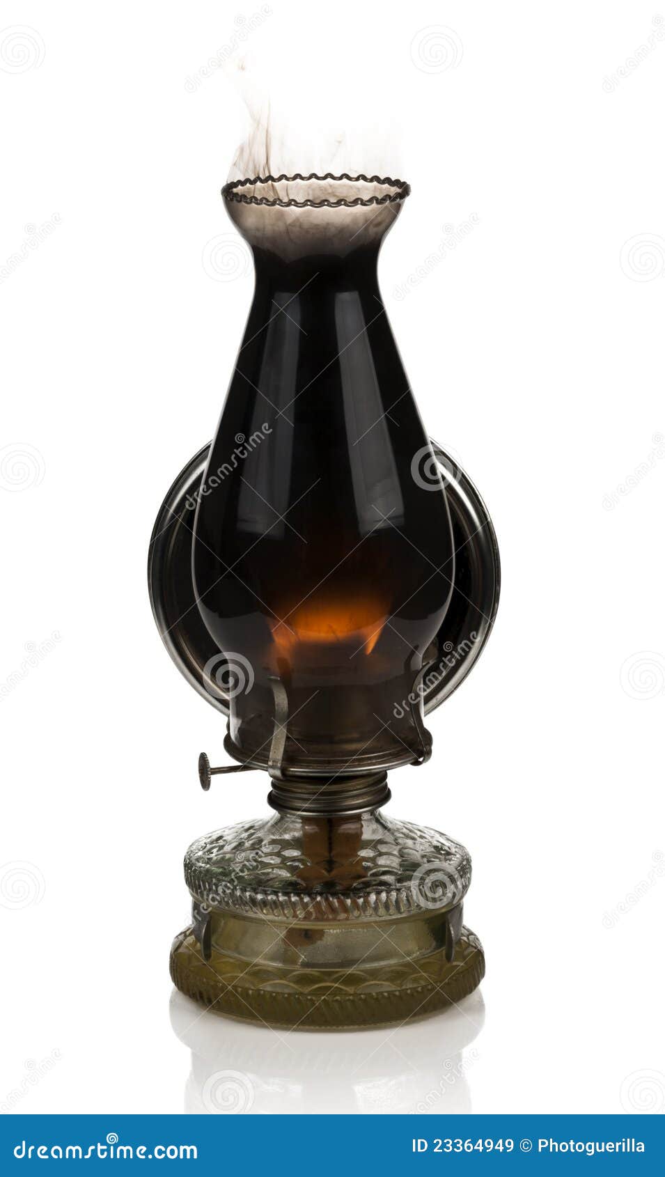 Gas lamp on fire stock image. Image of aged, isolated - 23364949
