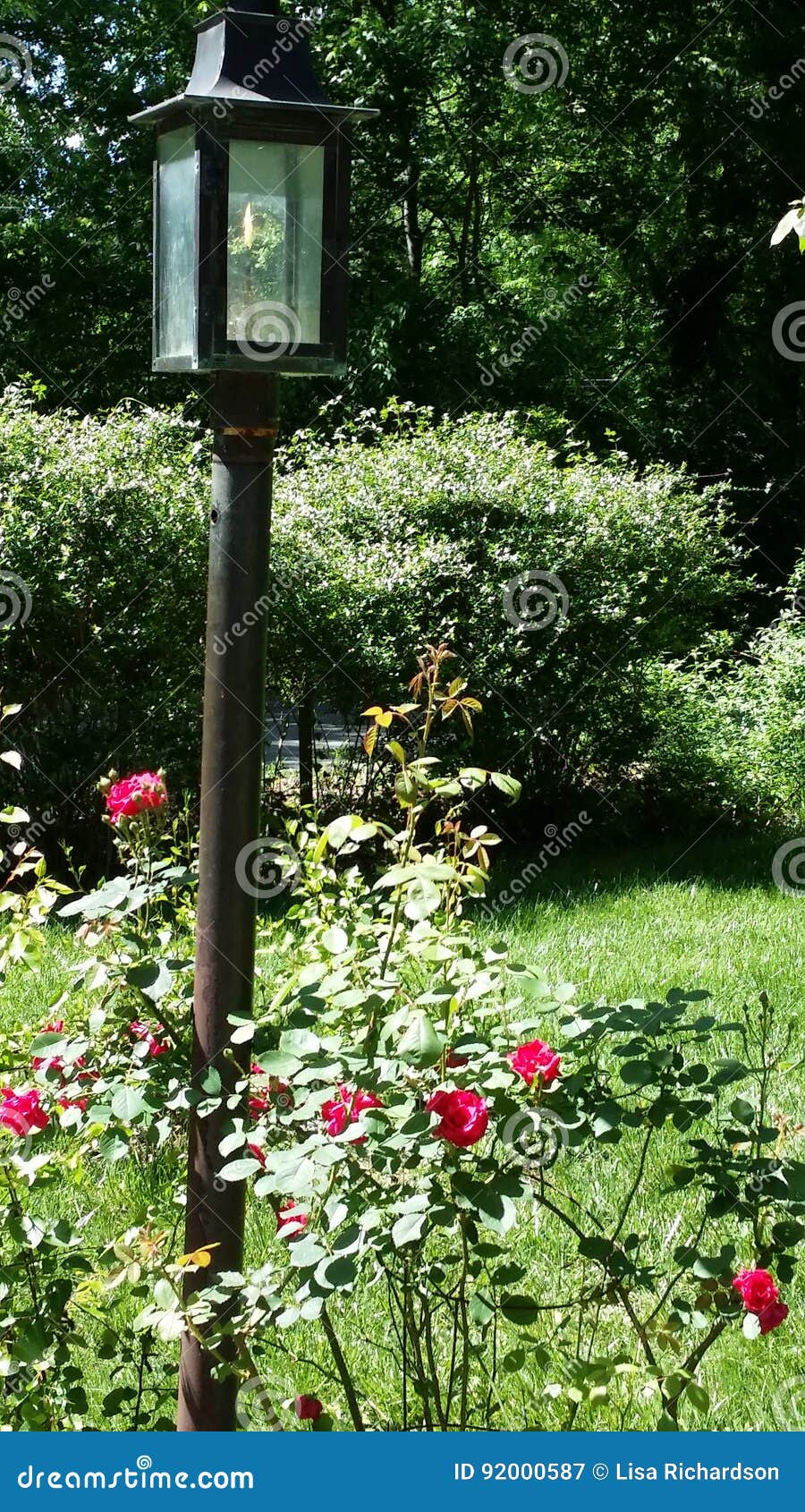 Gas Lamp Post stock image. Image of outdoor, decor, post - 92000587
