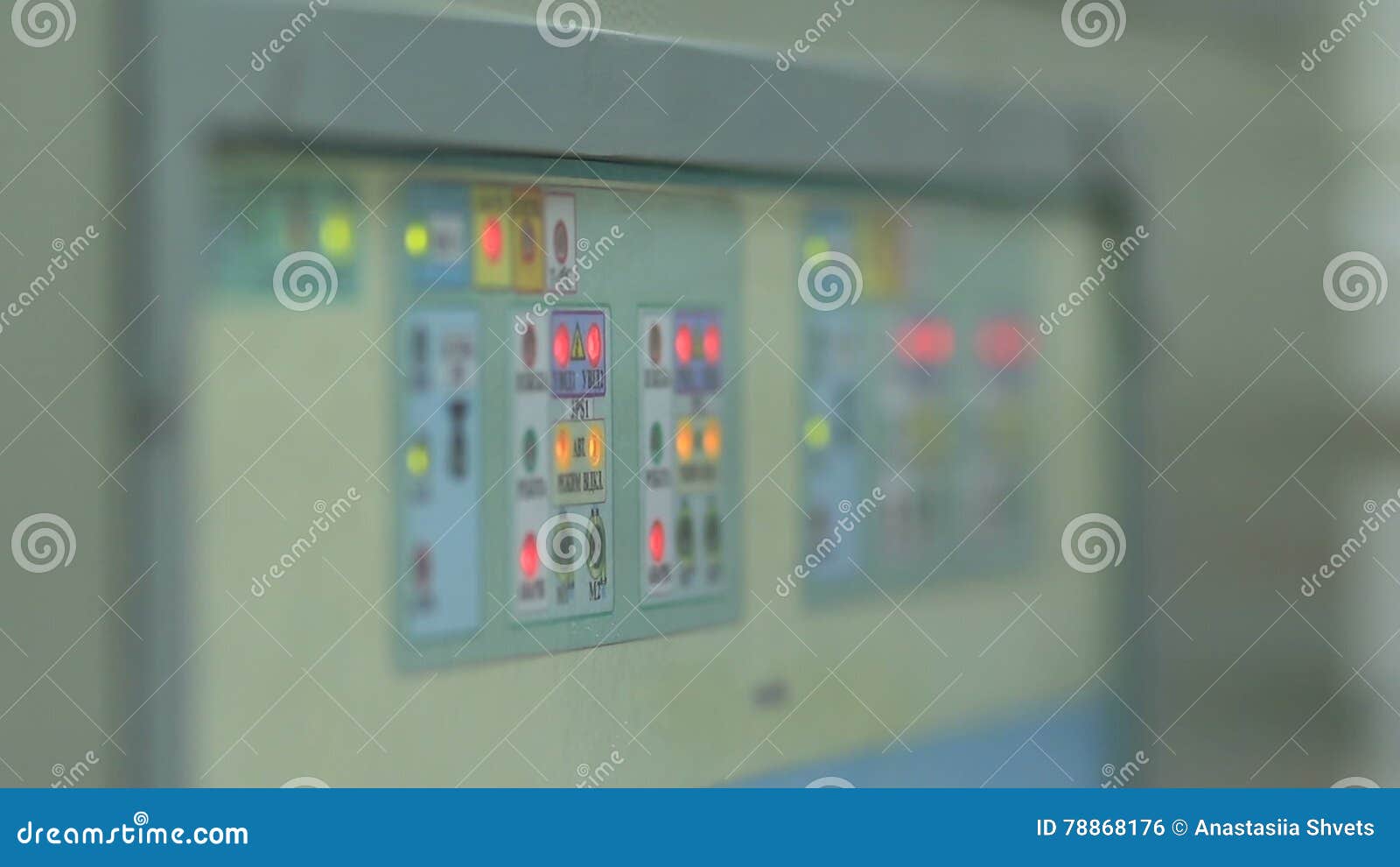 Gas Leak Detector Control Panel Stock Footage - Video of electrical ...