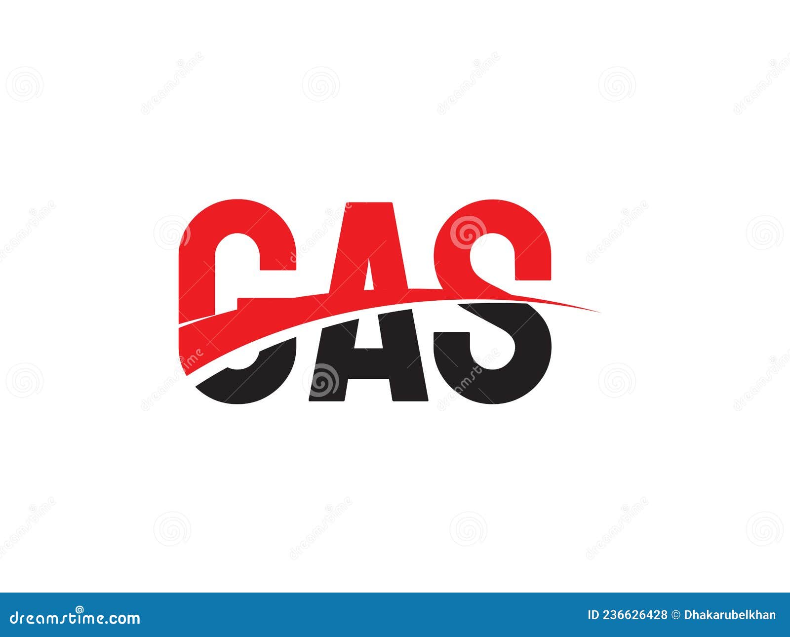 GAS Letter Initial Logo Design Vector Illustration Stock Vector ...