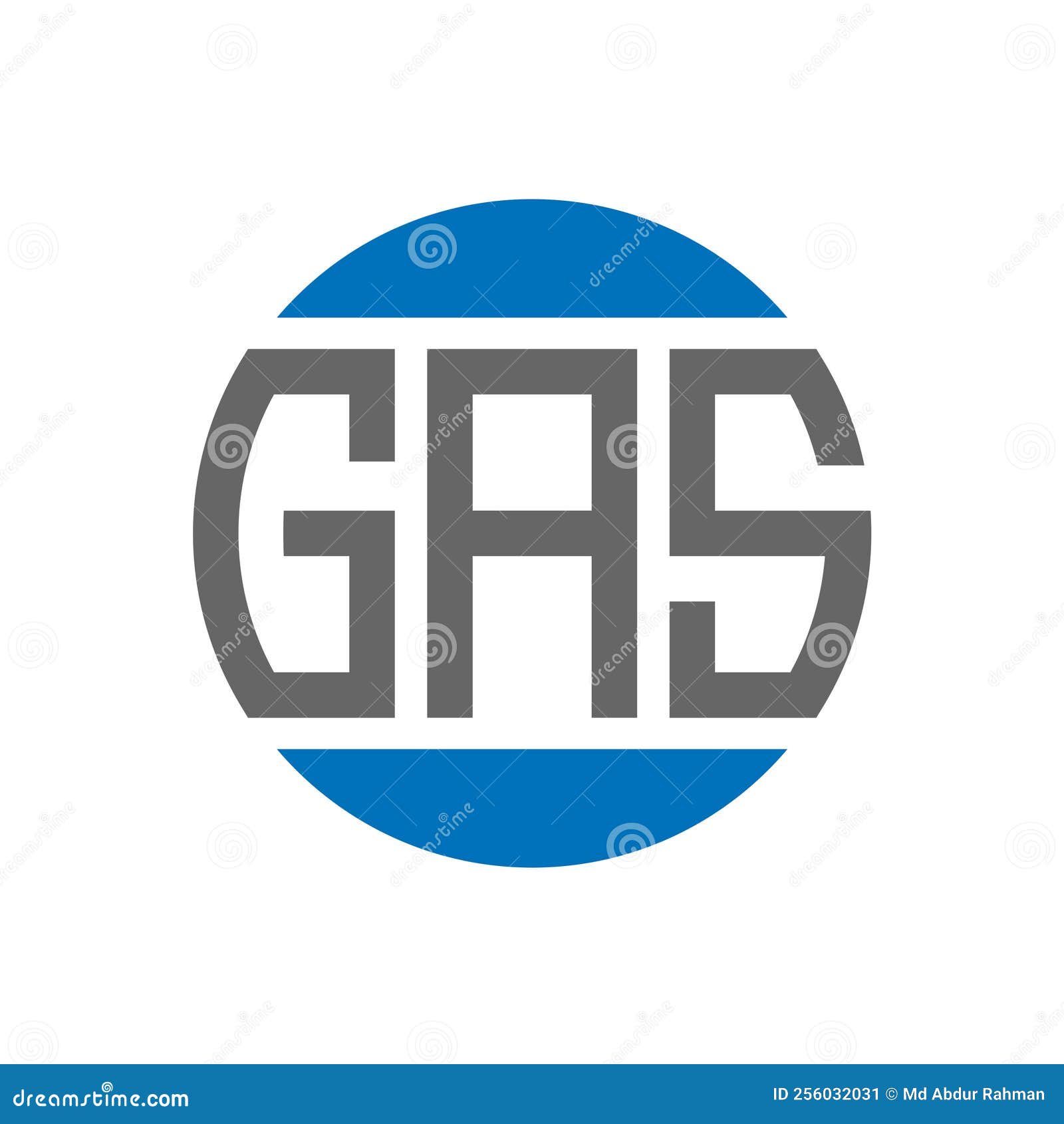 GAS Letter Logo Design on White Background. GAS Creative Initials ...